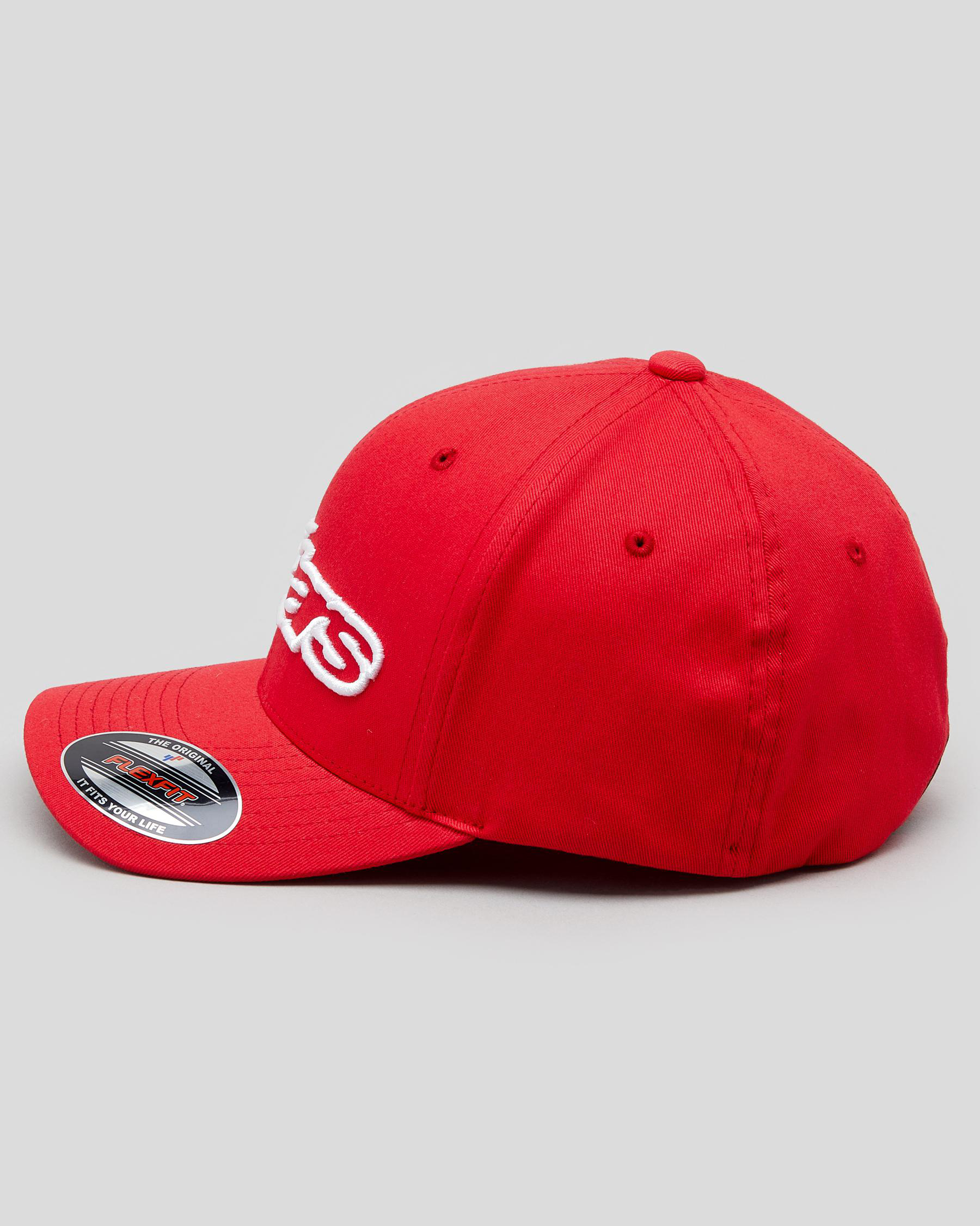 Shop Alpinestars Blaze Flexfit Cap In Red/ White - Fast Shipping & Easy ...