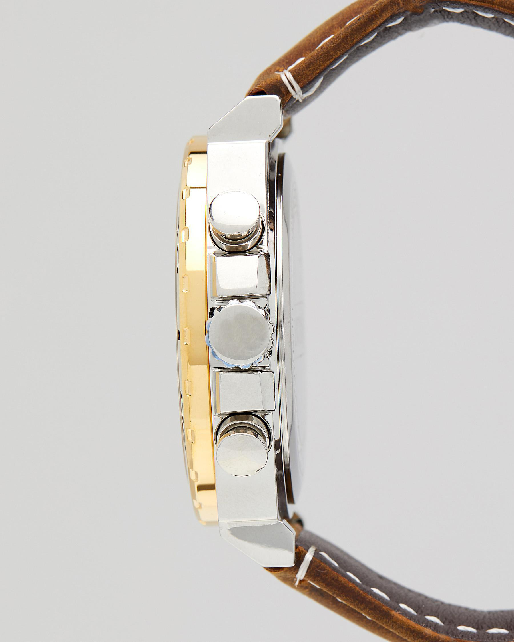 Shop Lucid Echelon Watch In Navy/gold/choc/gold - Fast Shipping & Easy ...