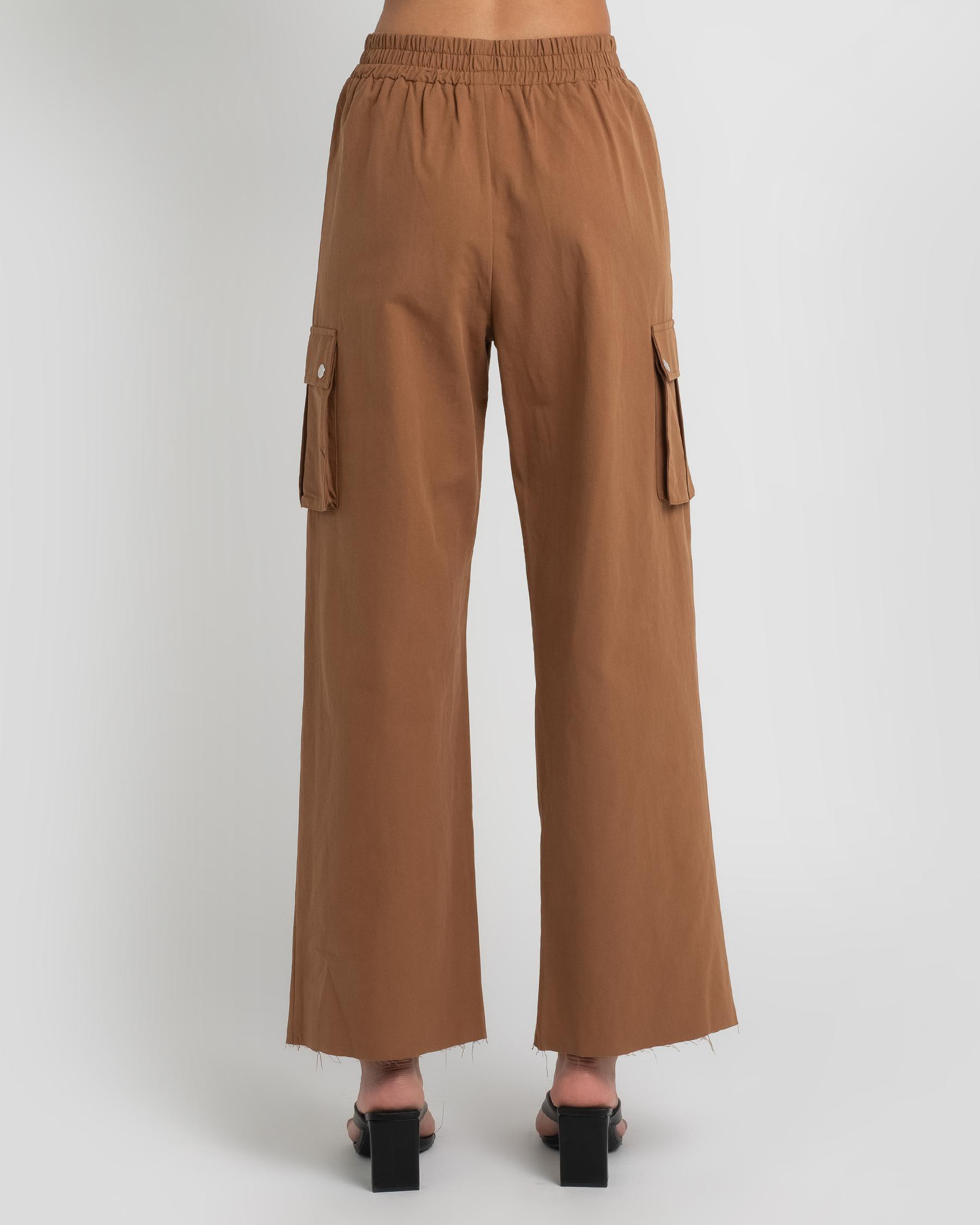 Shop Ava And Ever Misha Pants In Milk Chocolate - Fast Shipping & Easy ...