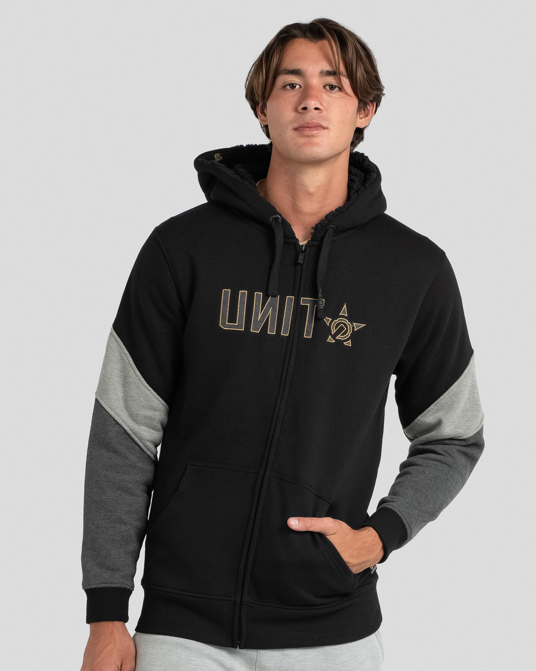 Shop Unit Graded Hoodie In Black - Fast Shipping & Easy Returns - City ...