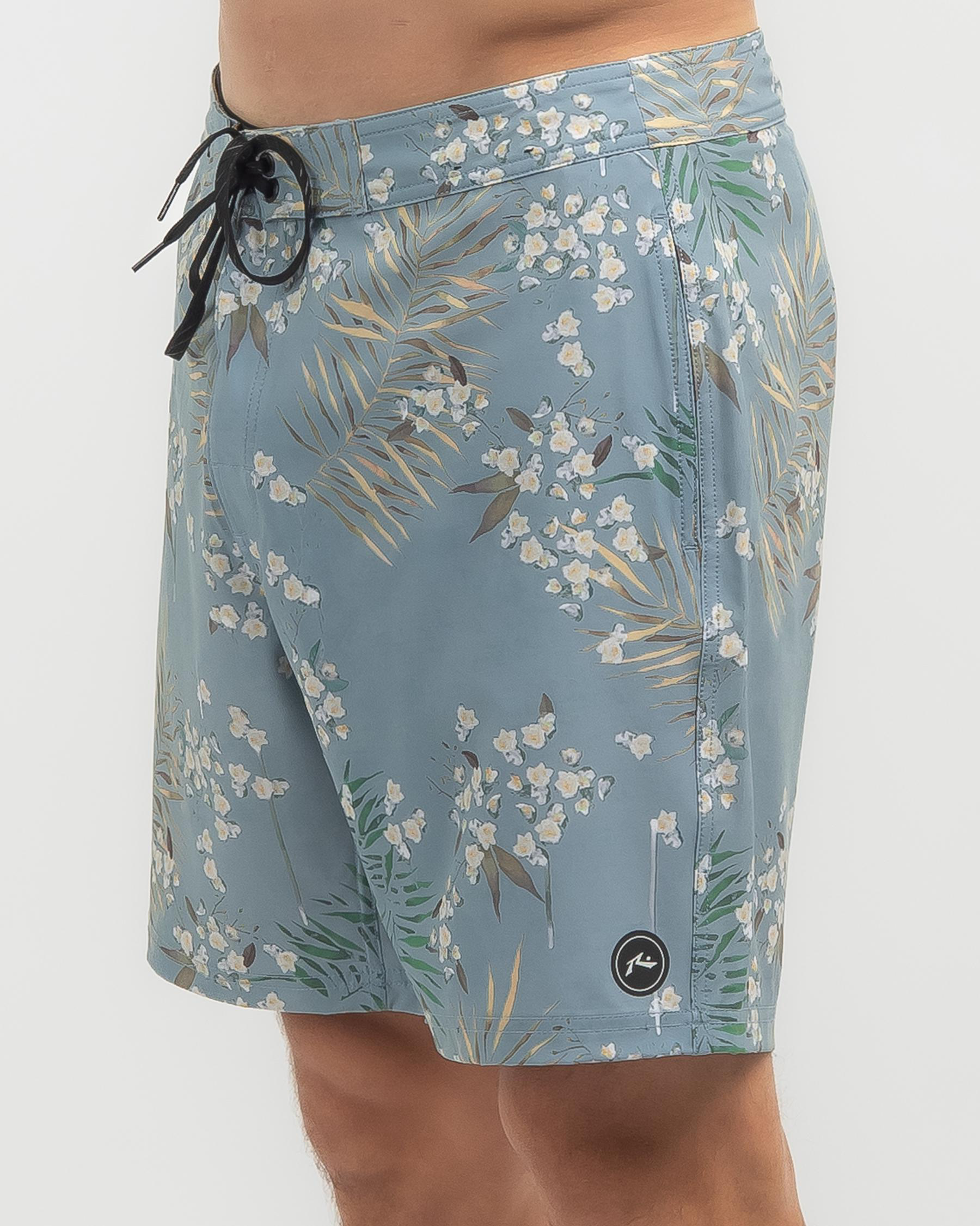 Shop Rusty Peking Board Shorts In Ash Blue - Fast Shipping & Easy ...