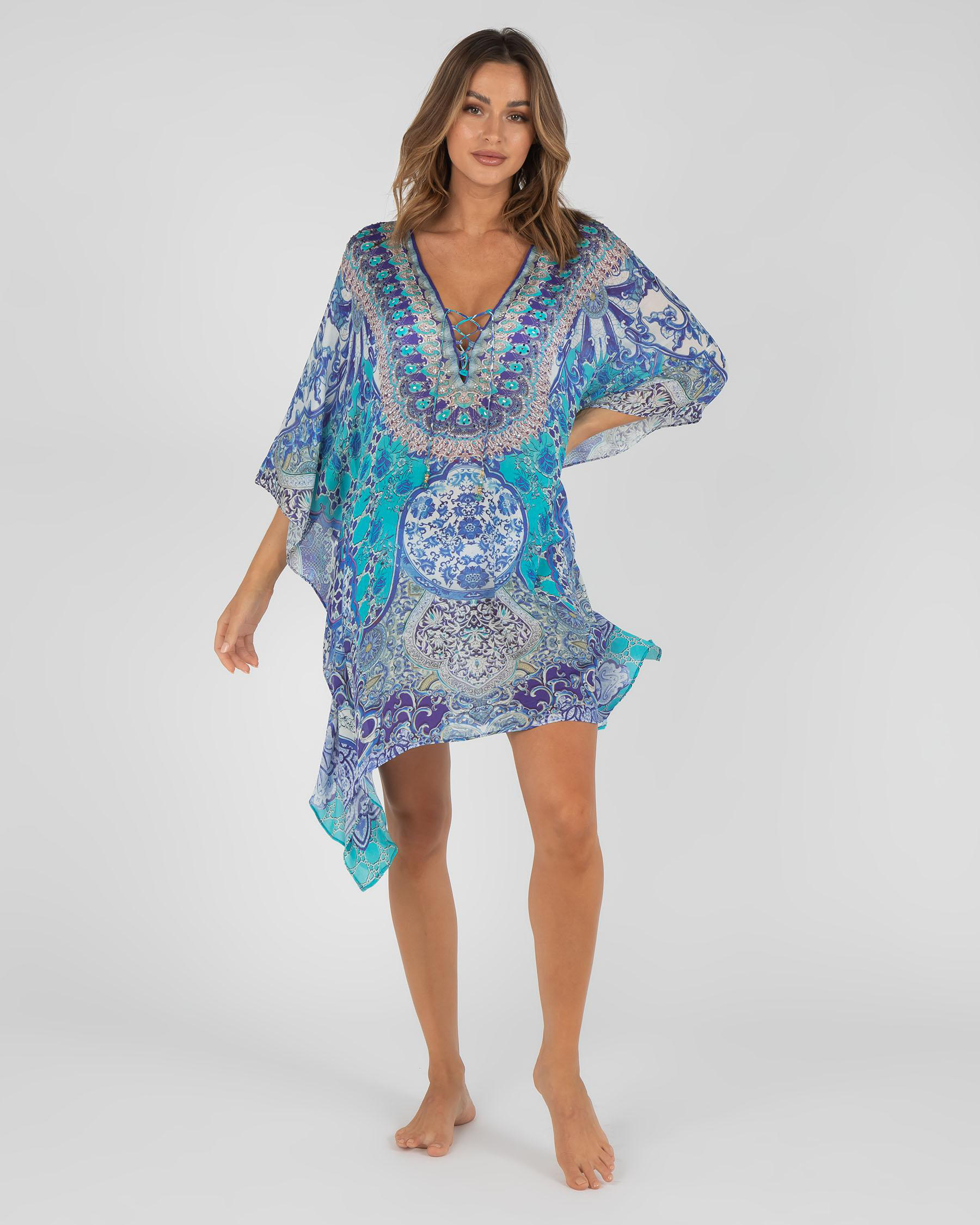 Kaiami Ios Beach Cover In Blue - FREE* Shipping & Easy Returns - City ...