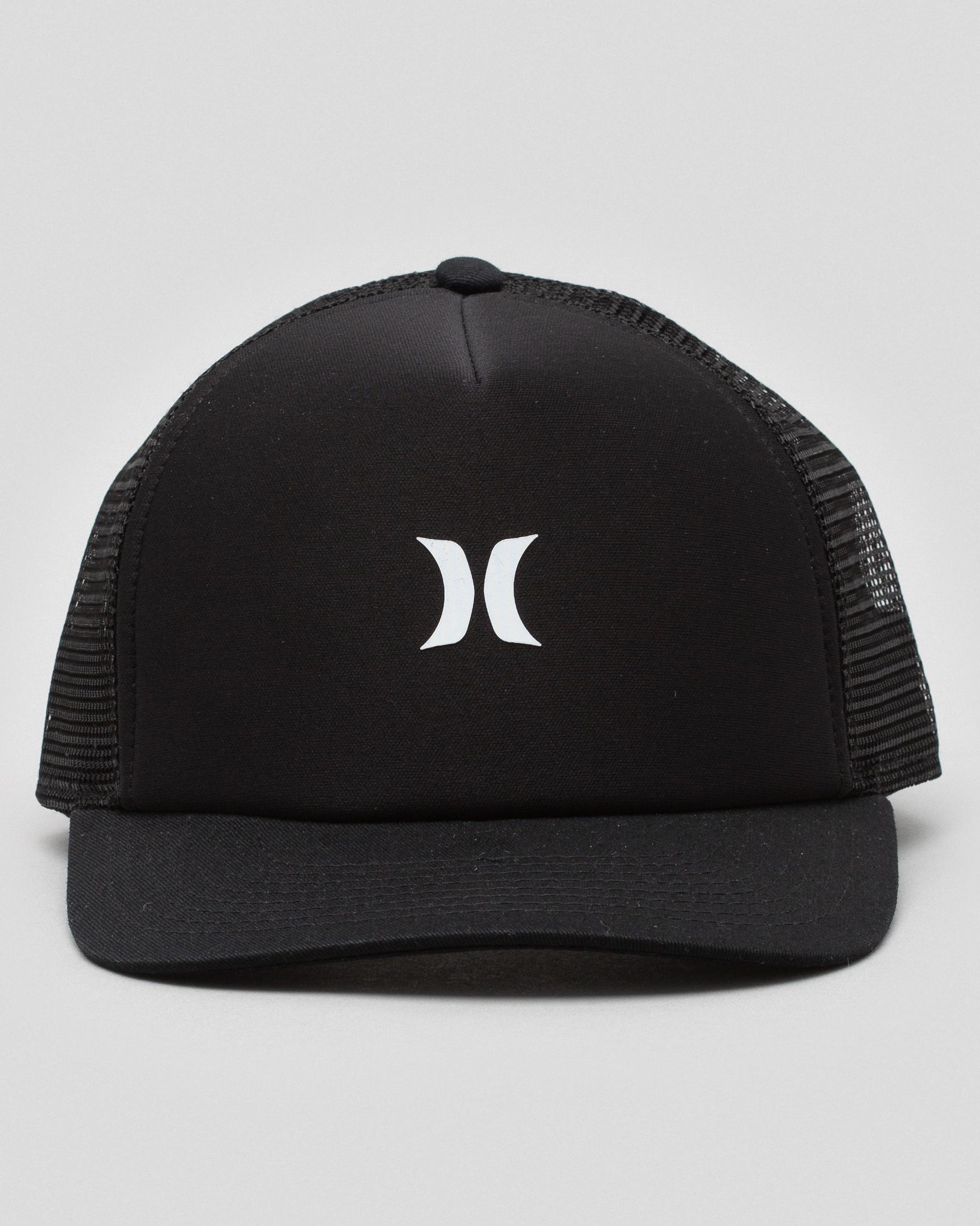 Shop Hurley Icon Trucker Cap In Black - Fast Shipping & Easy Returns ...