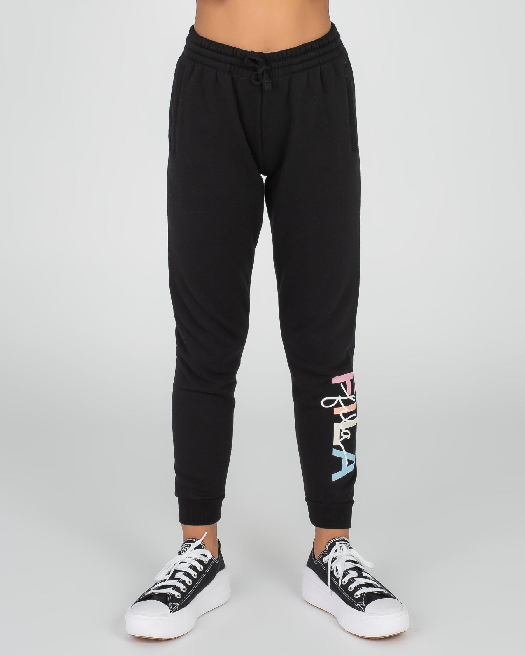 Shop Fila Girls' Candy Track Pants In Black - Fast Shipping & Easy ...