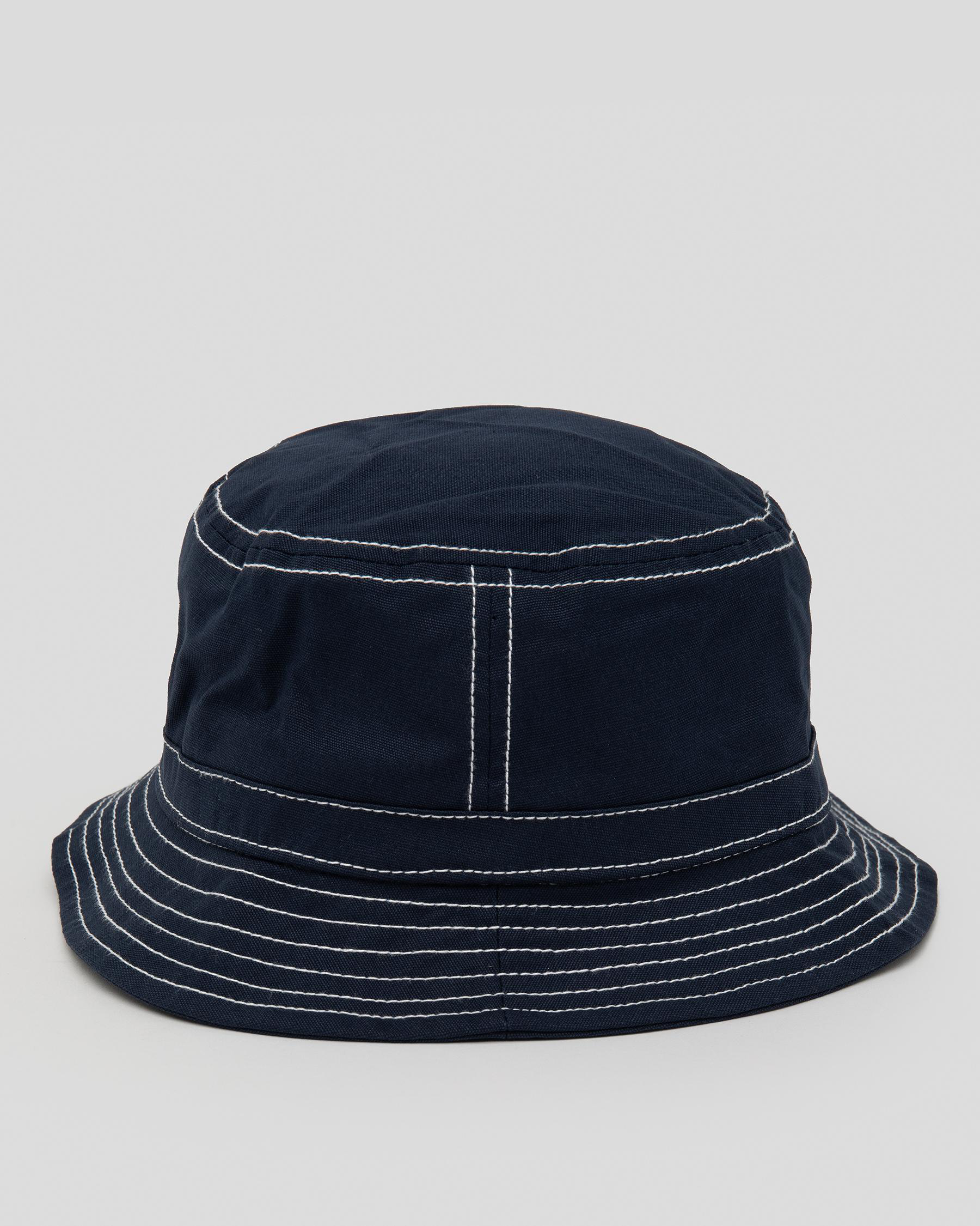 Shop Billabong Wave Washed Bucket Hat In Navy - Fast Shipping & Easy ...