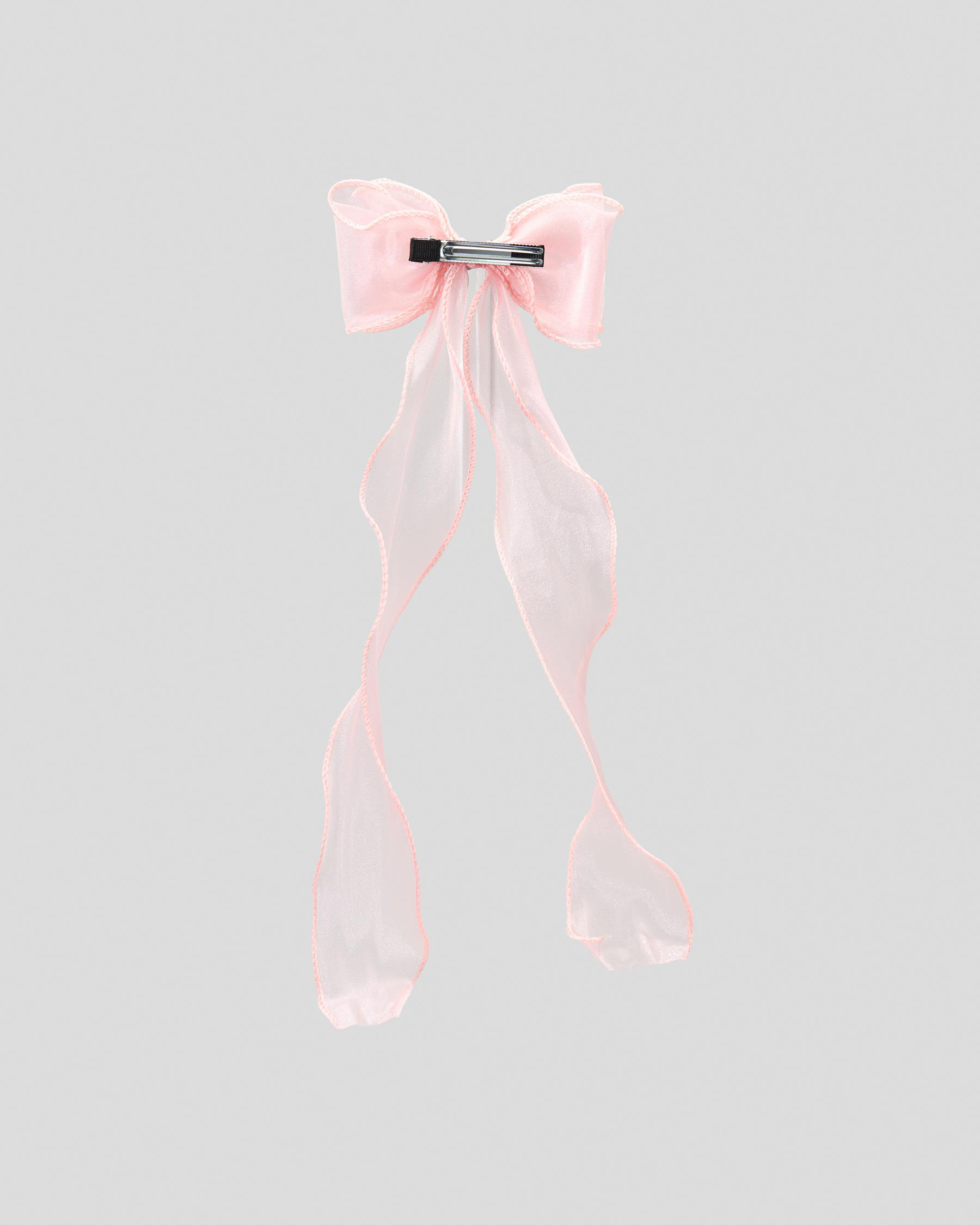 Shop Karyn In LA Lisa Hair Bow Clip In Blush - Fast Shipping & Easy ...