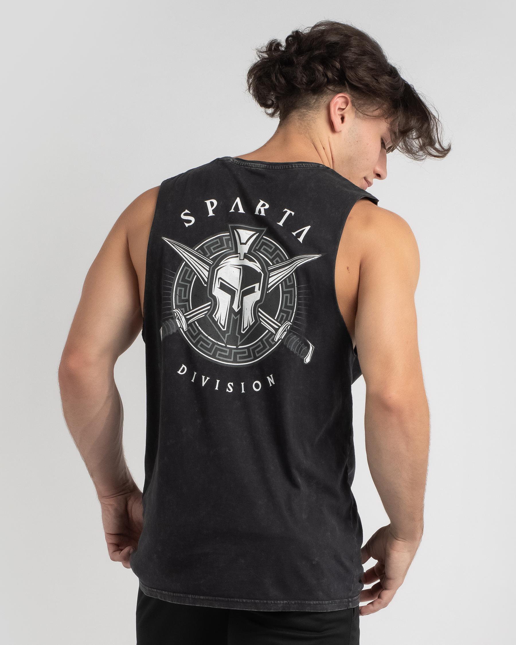 Shop Sparta Campaign Muscle Tank In Black Acid - Fast Shipping & Easy ...