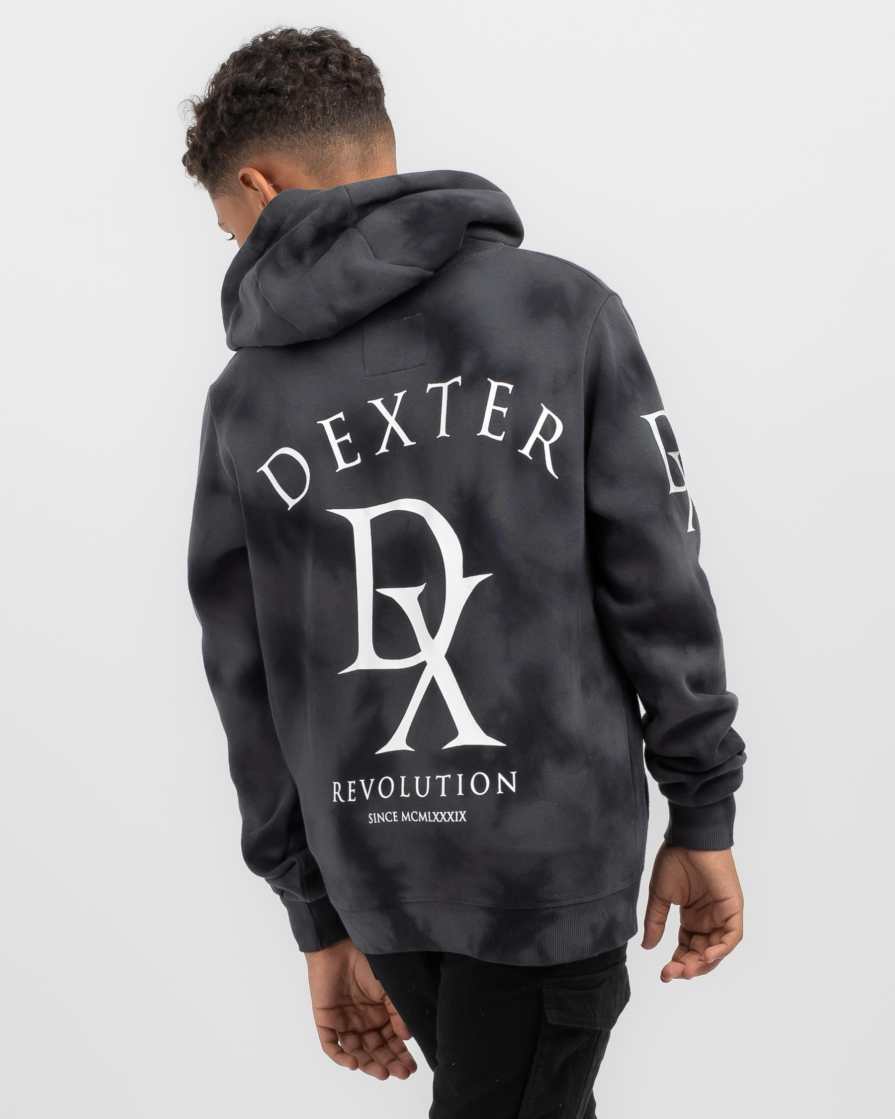 Shop Dexter Boys' Downtown Hoodie In Black Mottle - Fast Shipping ...