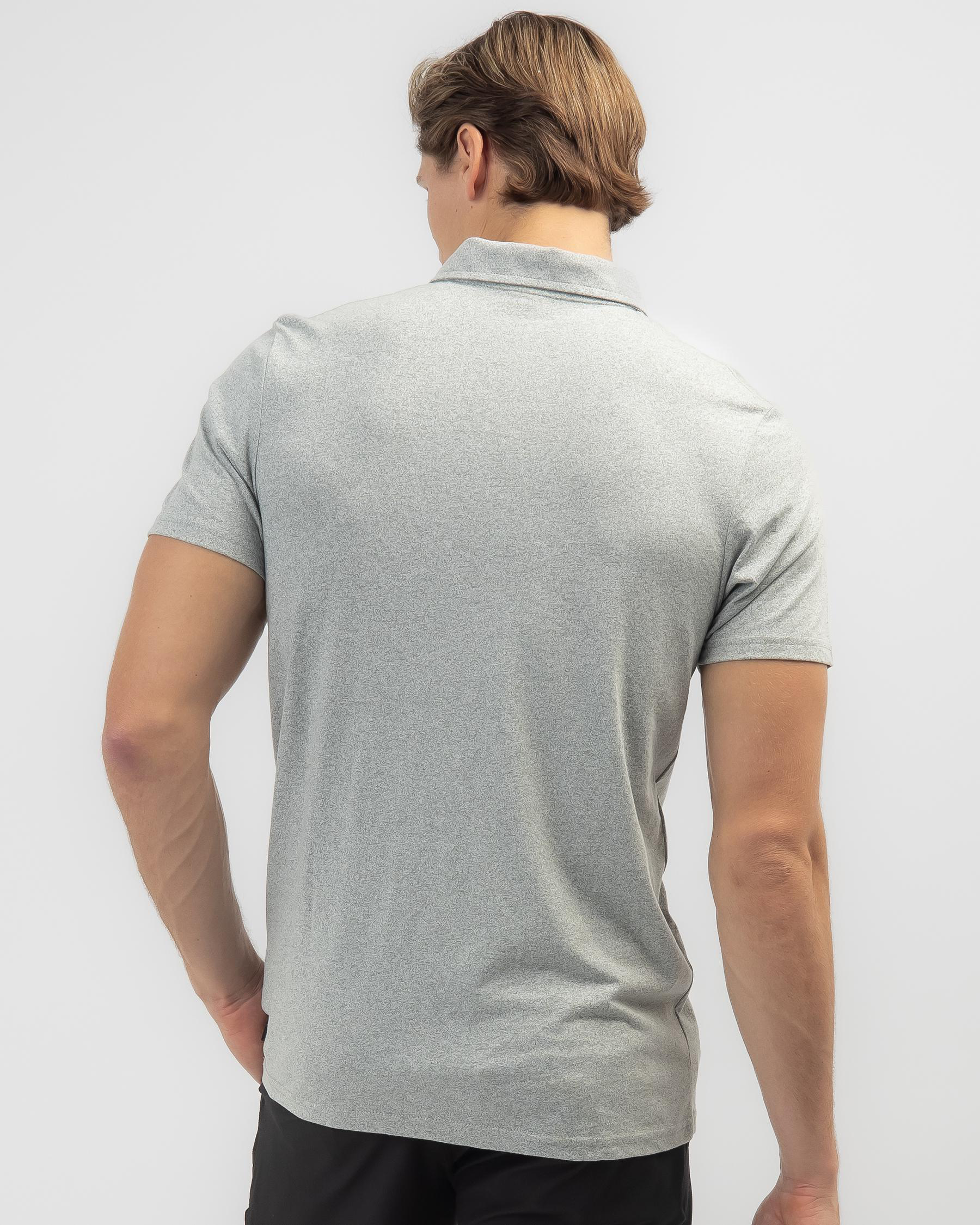 Shop Rip Curl Too Easy Polo Shirt In Grey Marle - Fast Shipping & Easy ...