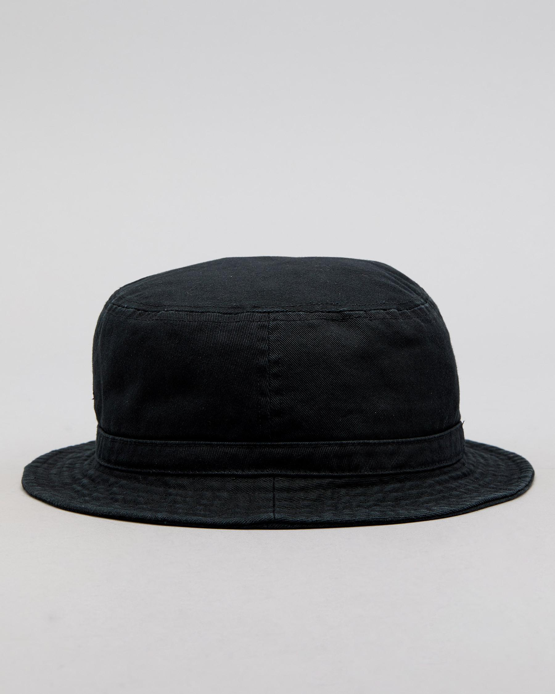 Shop Lucid Textile Bucket Hat In Black - Fast Shipping & Easy Returns ...