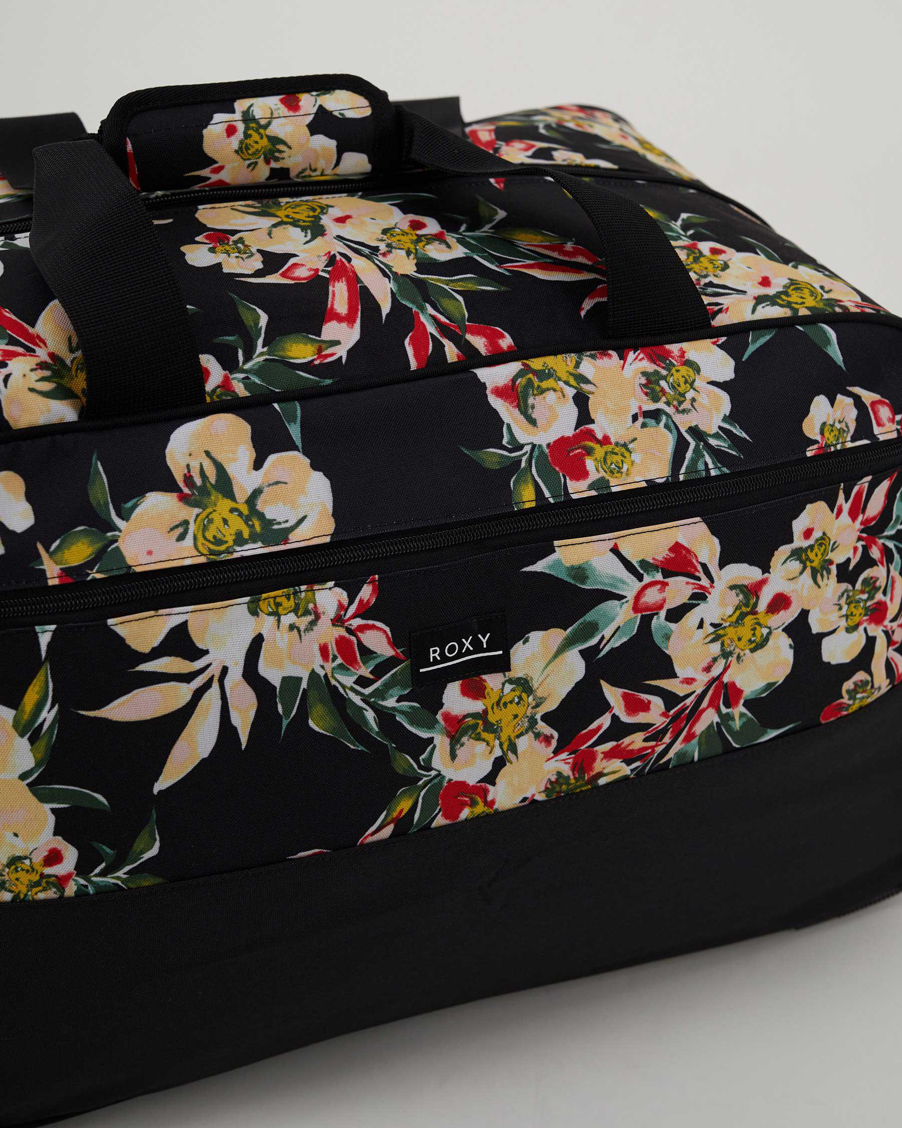 Shop Roxy Feel It All Small Wheeled Travel Bag In Anthracite Wonder ...