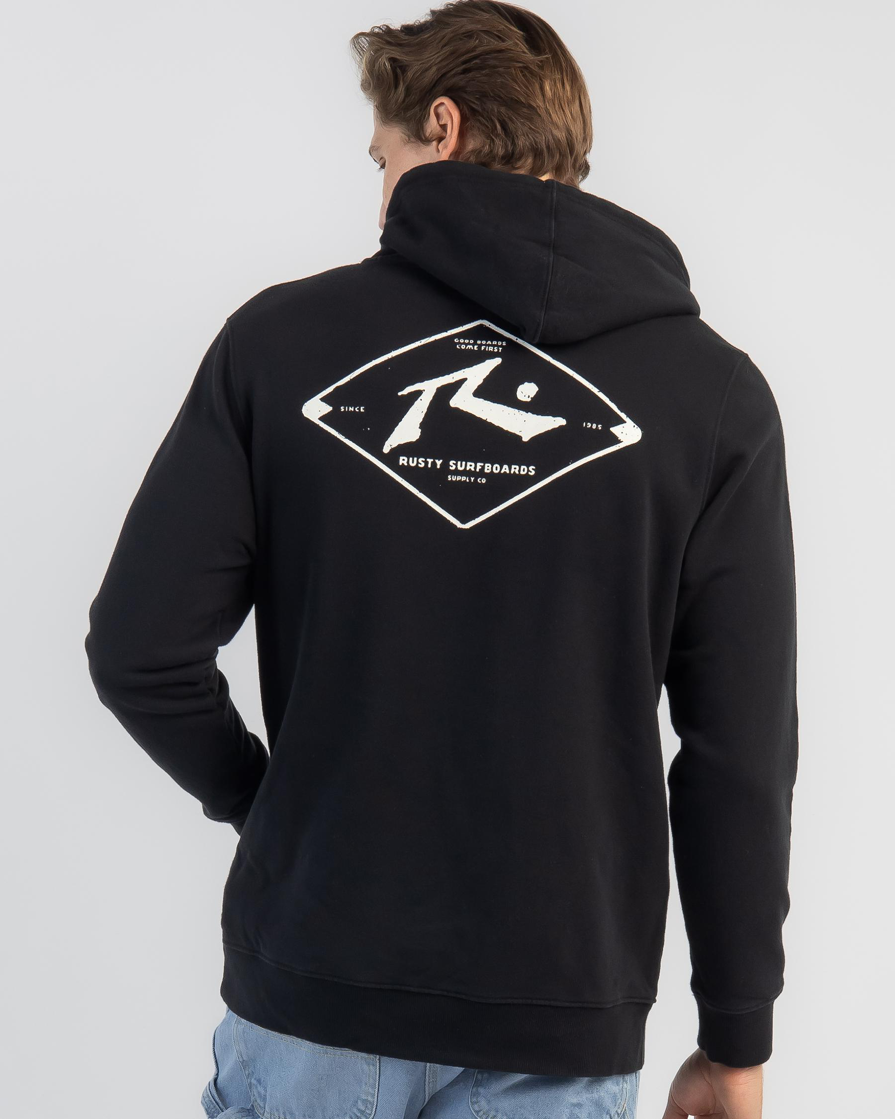 Shop Rusty Wull Wolume Hoodie In Black - Fast Shipping & Easy Returns ...