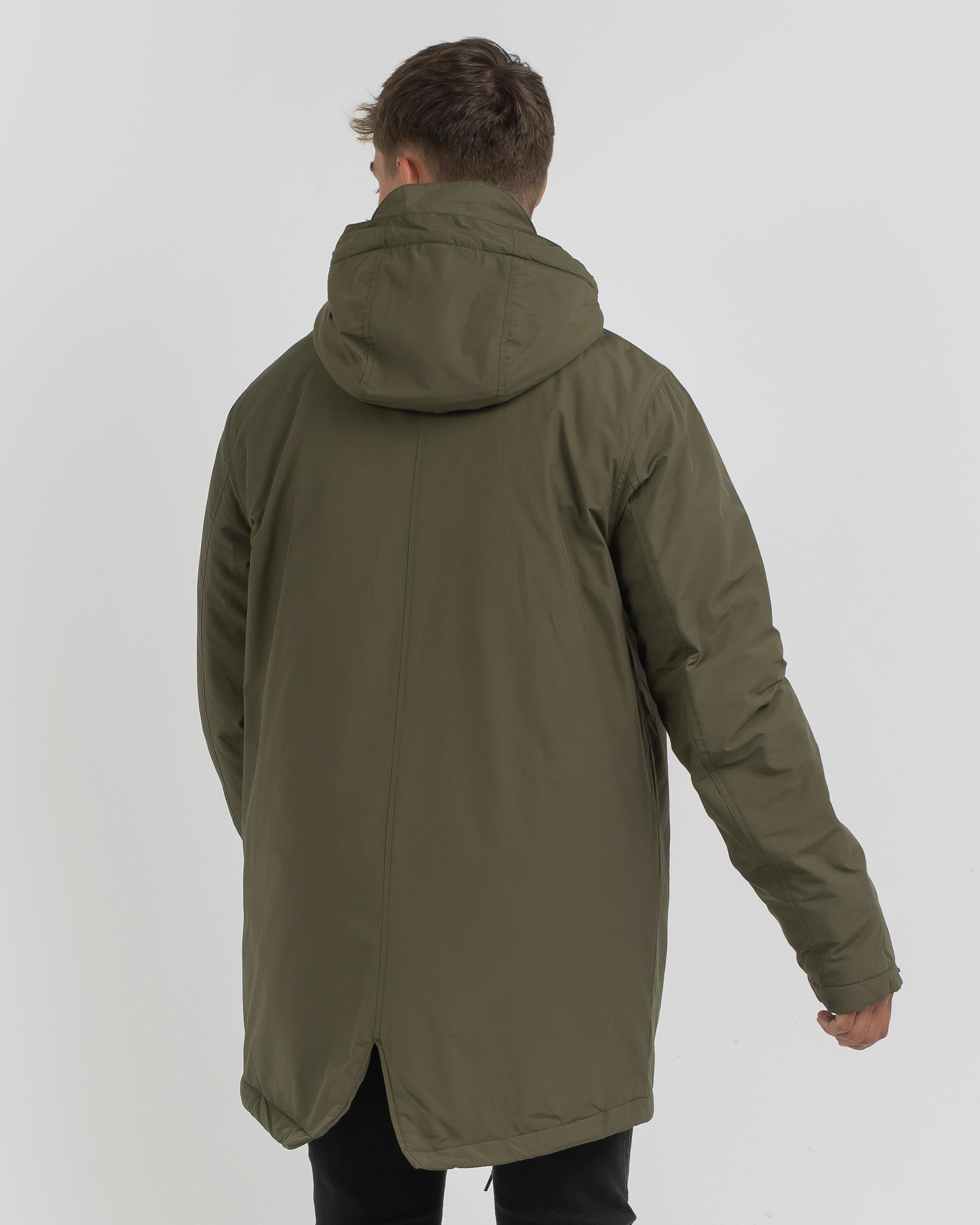 Shop Lucid Forest Hooded Jacket In Green - Fast Shipping & Easy Returns ...