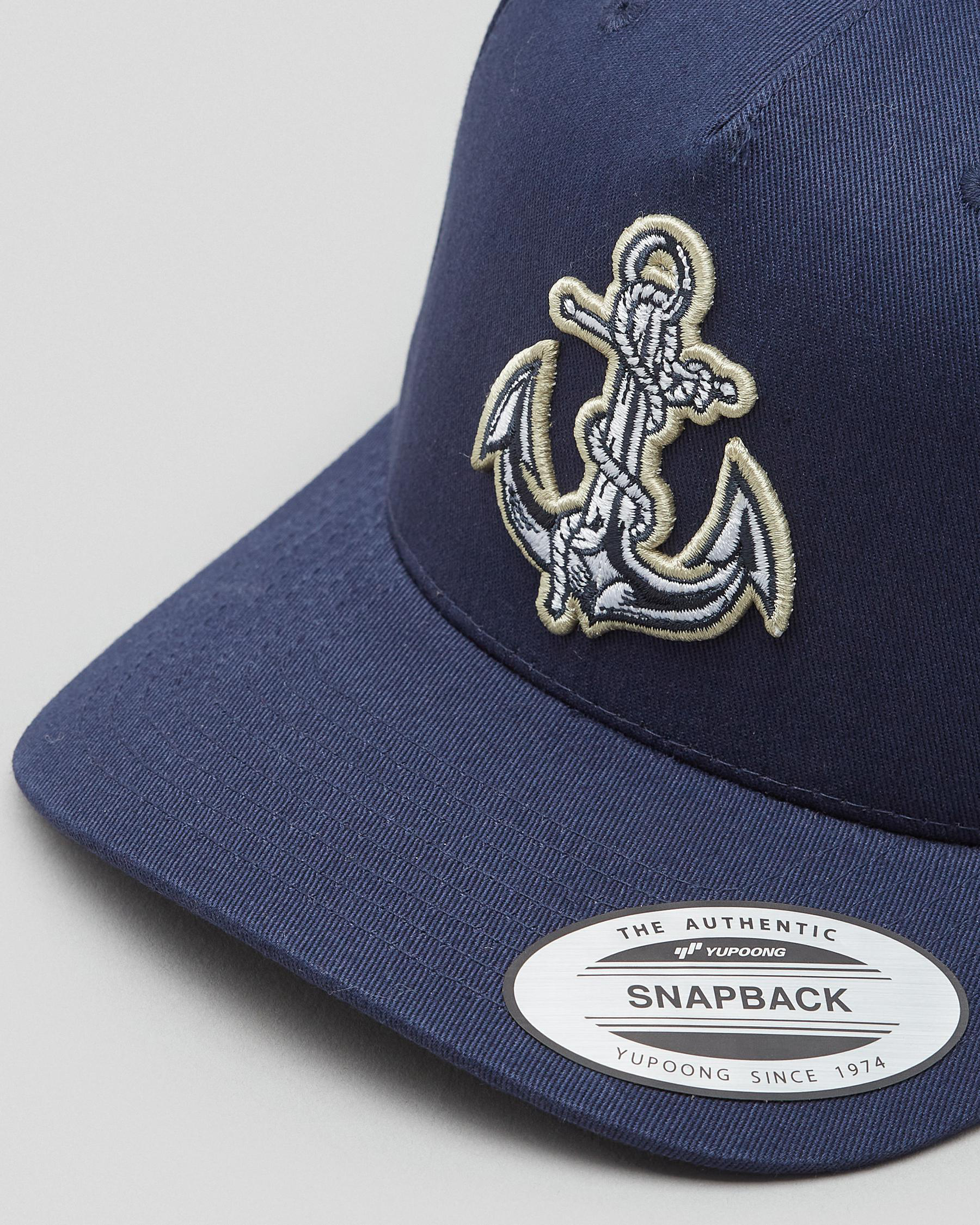 Shop Salty Life Nauti Boi Snapback Cap In Navy - Fast Shipping & Easy ...