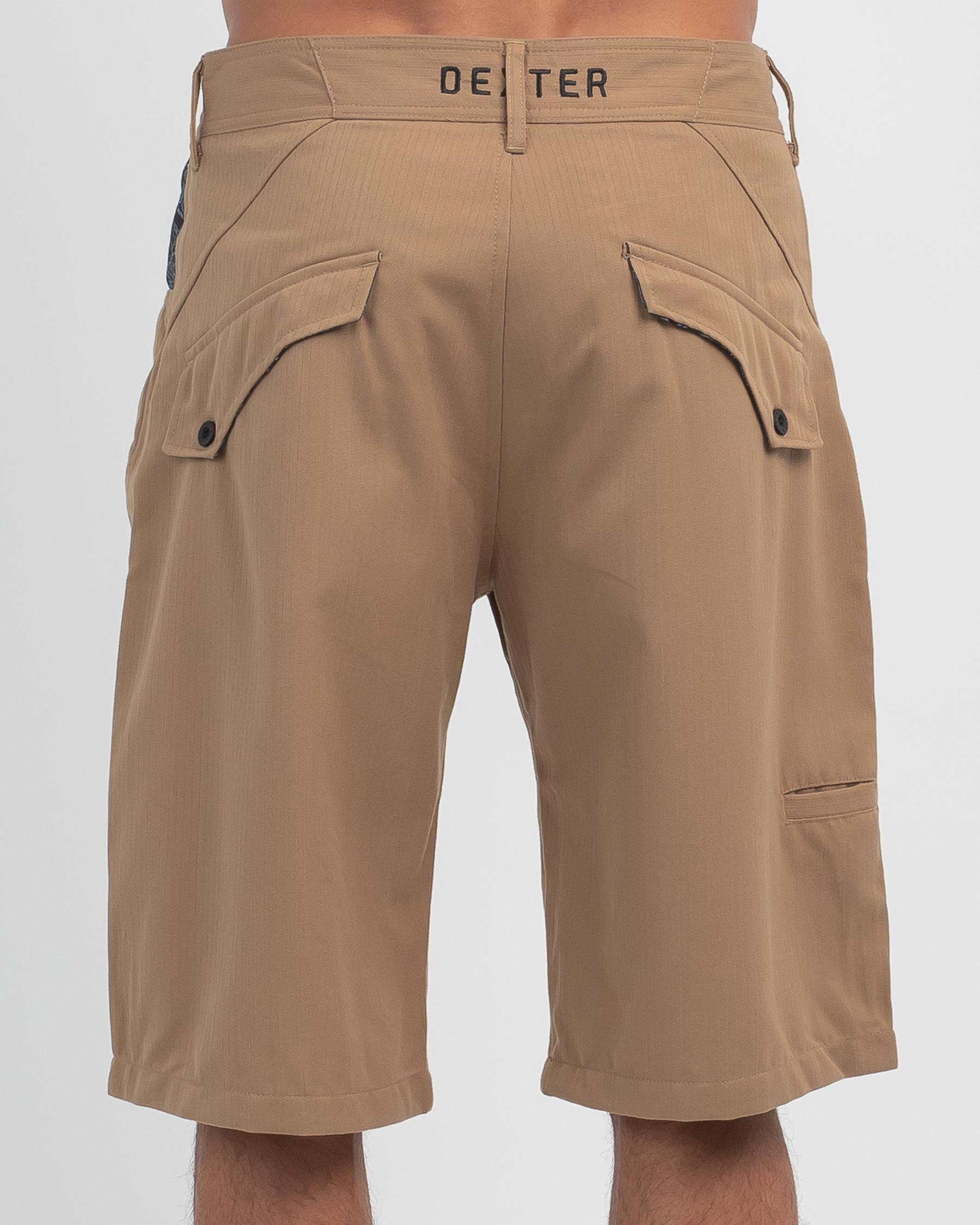 Shop Dexter Sinister Walk Shorts In Sand - Fast Shipping & Easy Returns ...