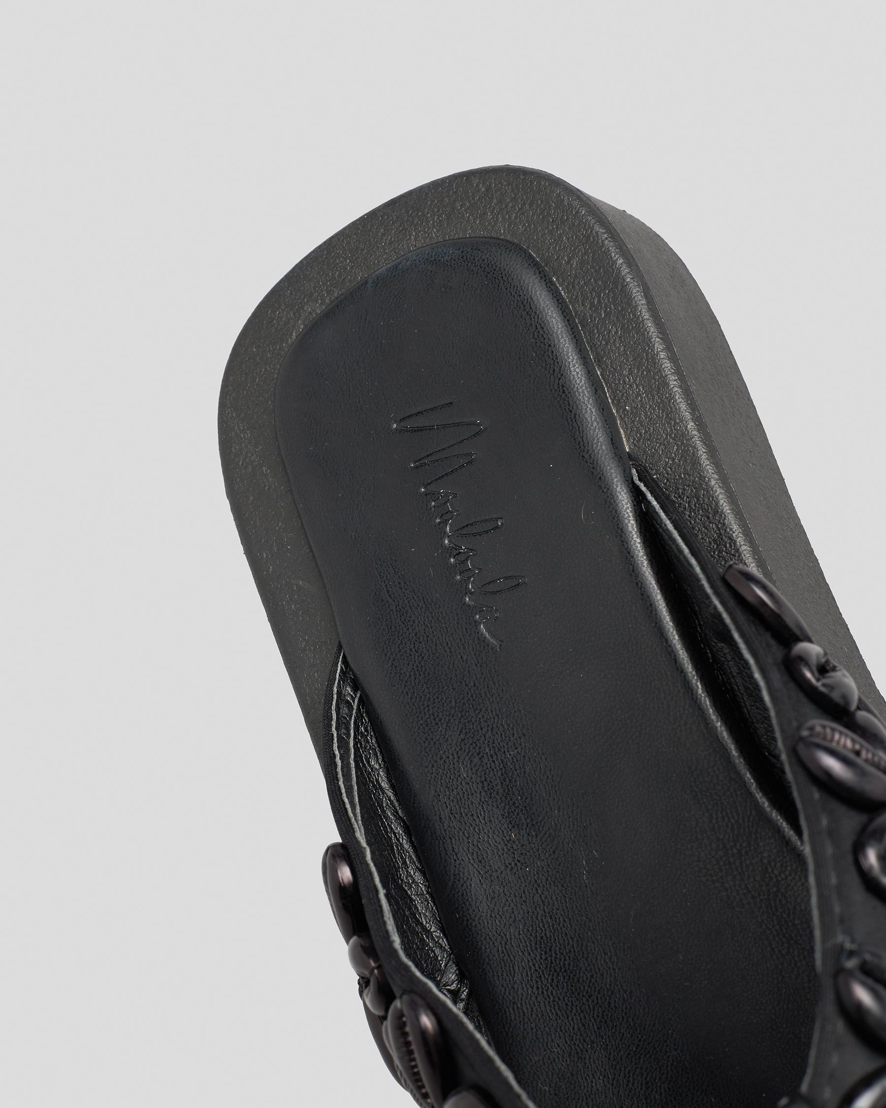 Shop Mooloola Seashell Sandal In Black - Fast Shipping & Easy Returns ...