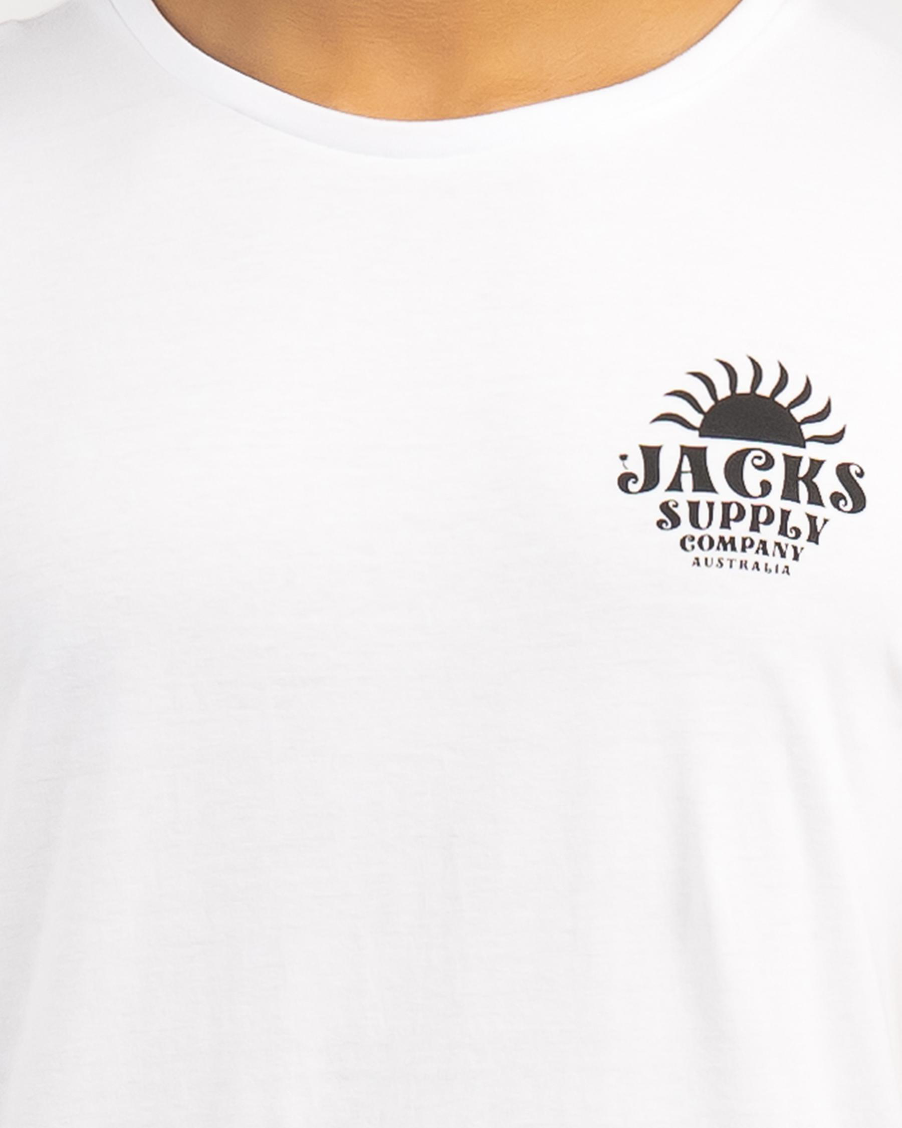 Shop Jacks EOS T-Shirt In White - Fast Shipping & Easy Returns - City ...