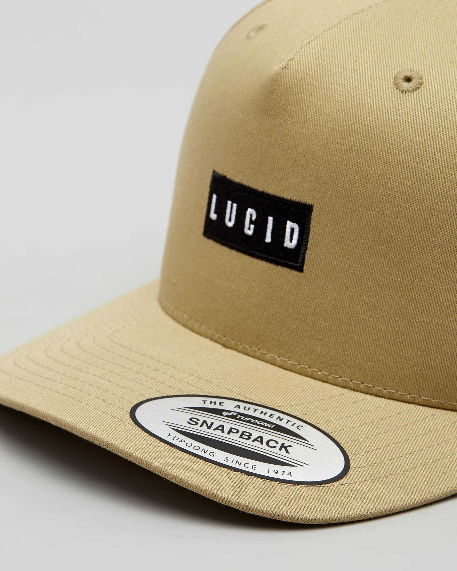 Shop Lucid Instinct Snapback Cap In Khaki - Fast Shipping & Easy ...