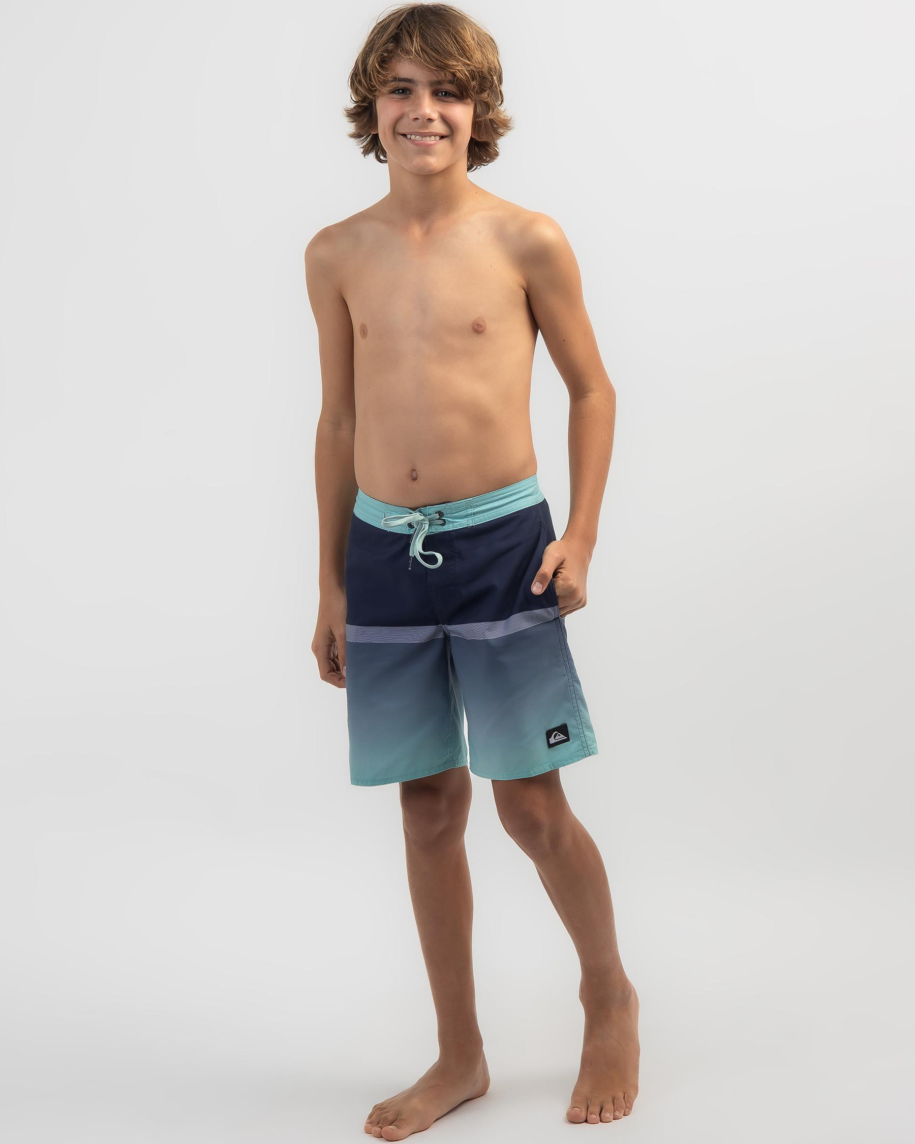 Shop Quiksilver Boys Division Board Shorts In Naval Accademy Fast