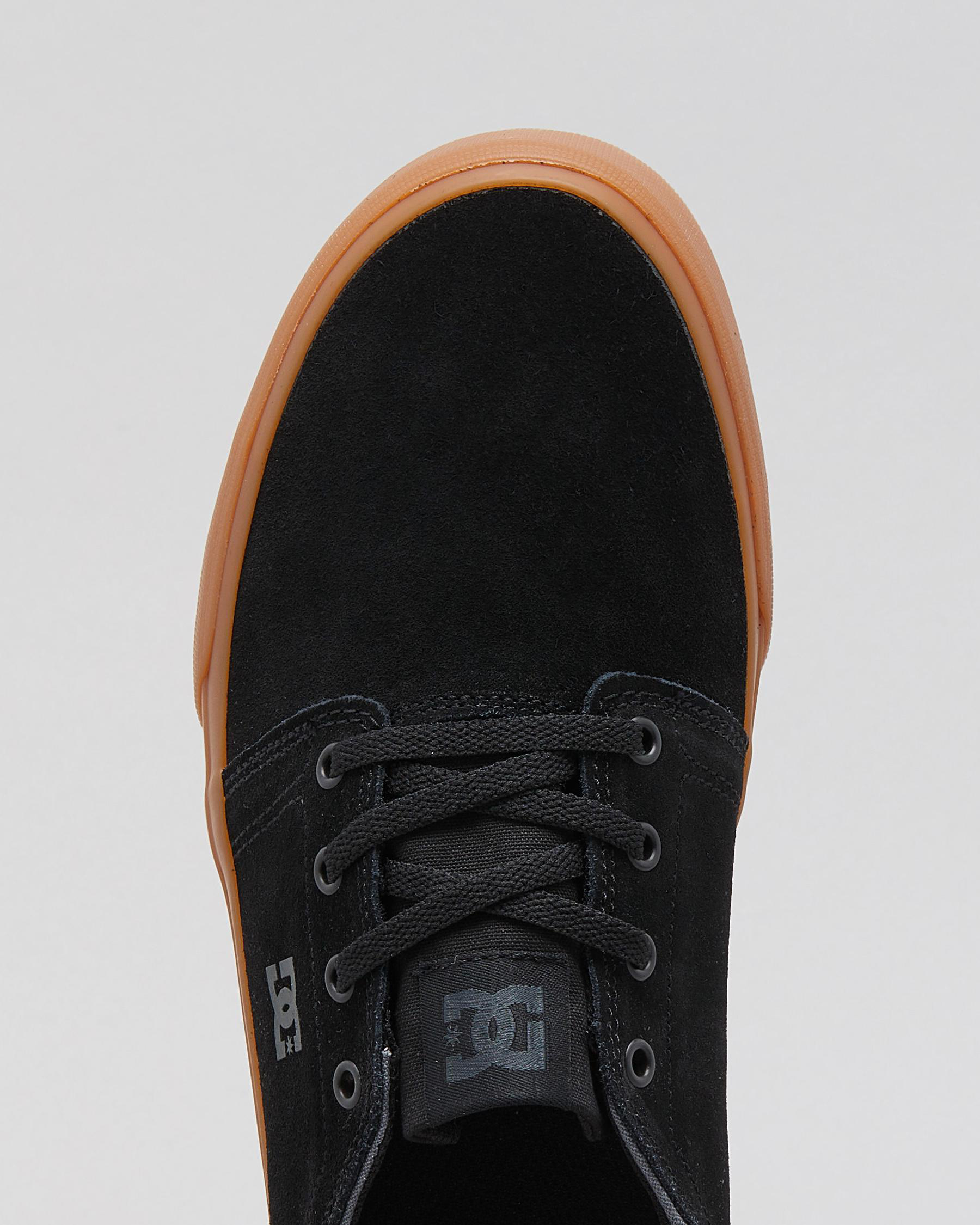 Shop DC Shoes Trase Shoes In Black/grey/white - Fast Shipping & Easy ...