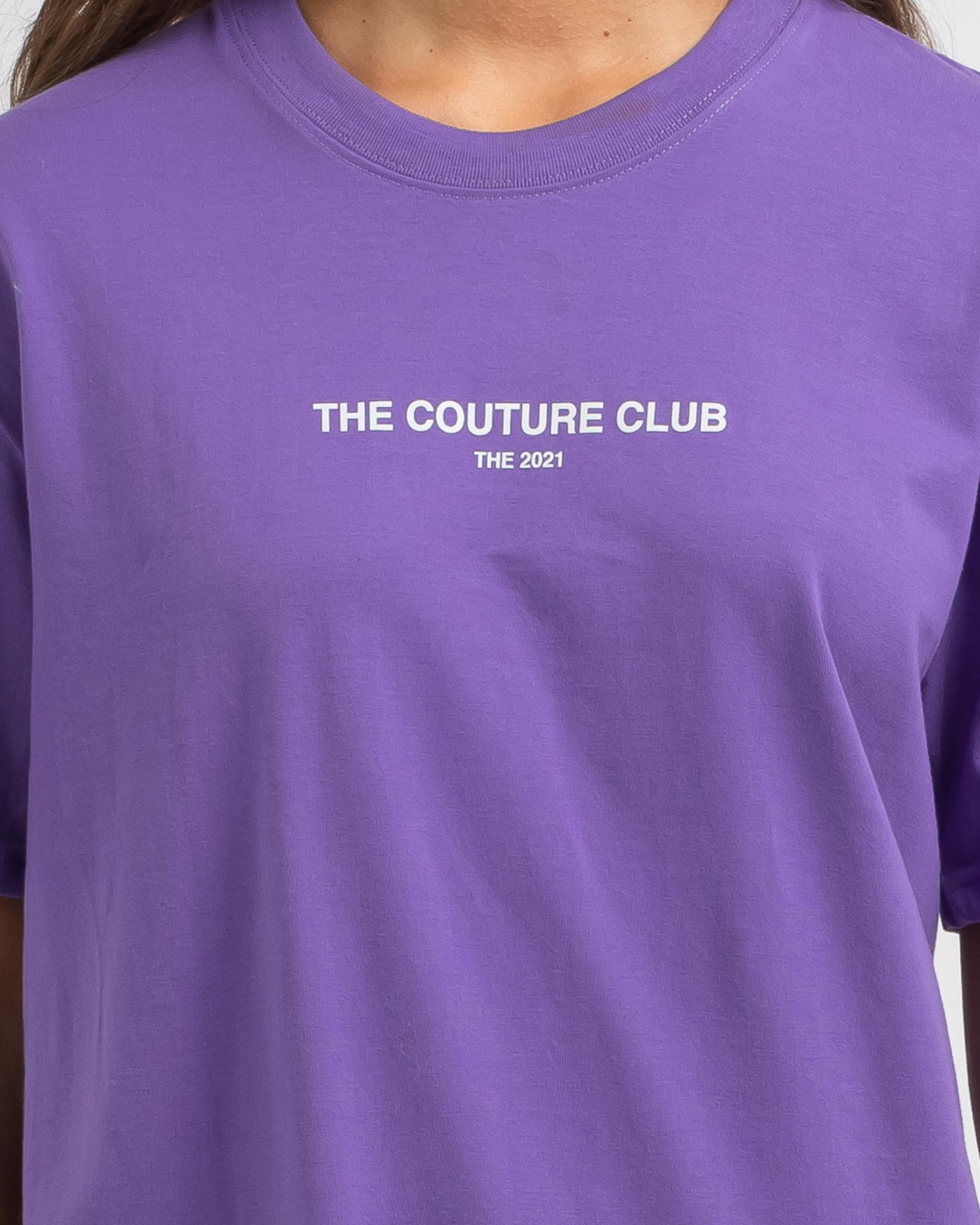 Shop MRKT. Couture Club T-Shirt In Veri Peri - Fast Shipping & Easy ...