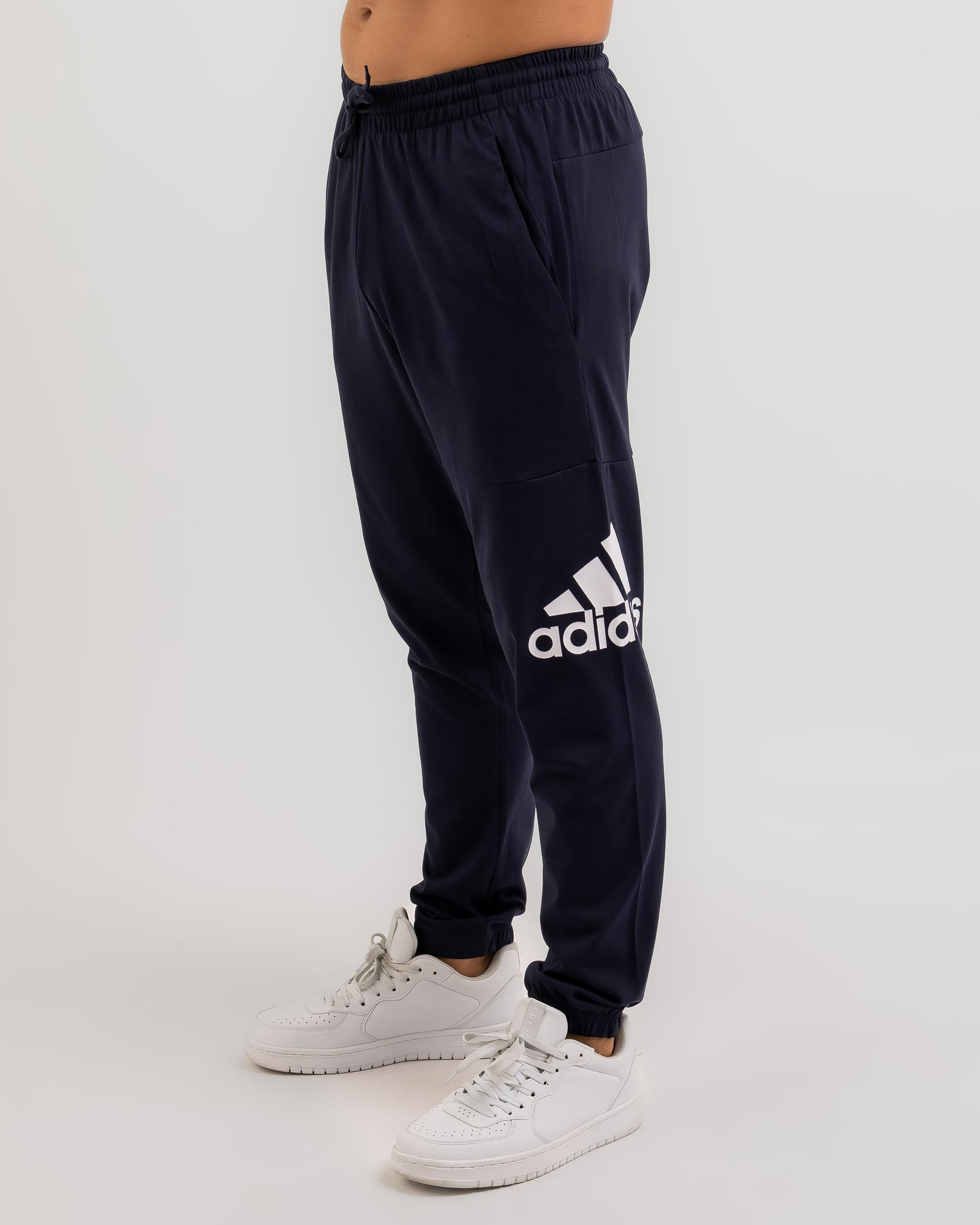 Shop adidas Essential Logo Track Pants In Legend Ink - Fast Shipping ...