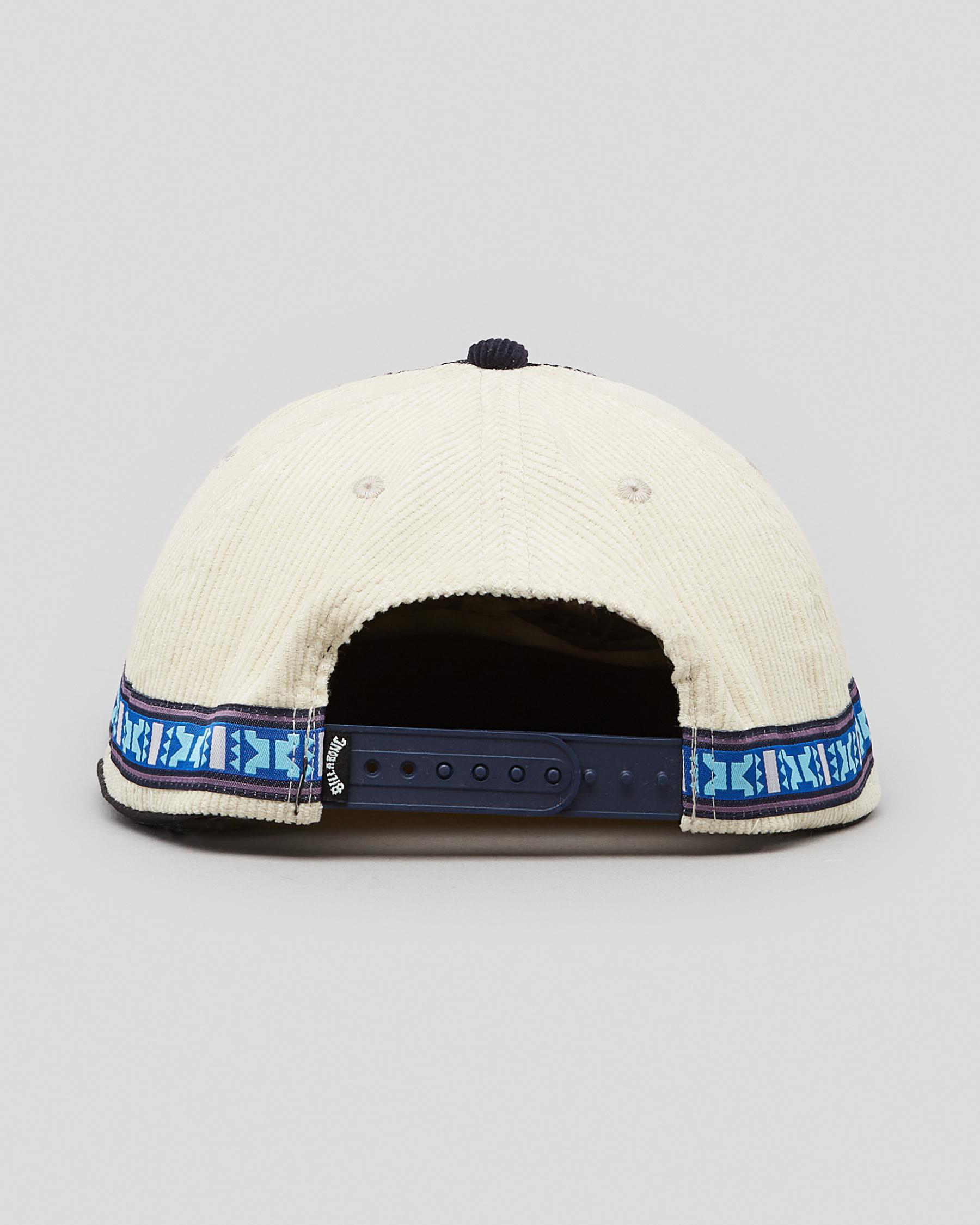 Shop Billabong Base Snapback Cap In Navy Bone - Fast Shipping & Easy ...