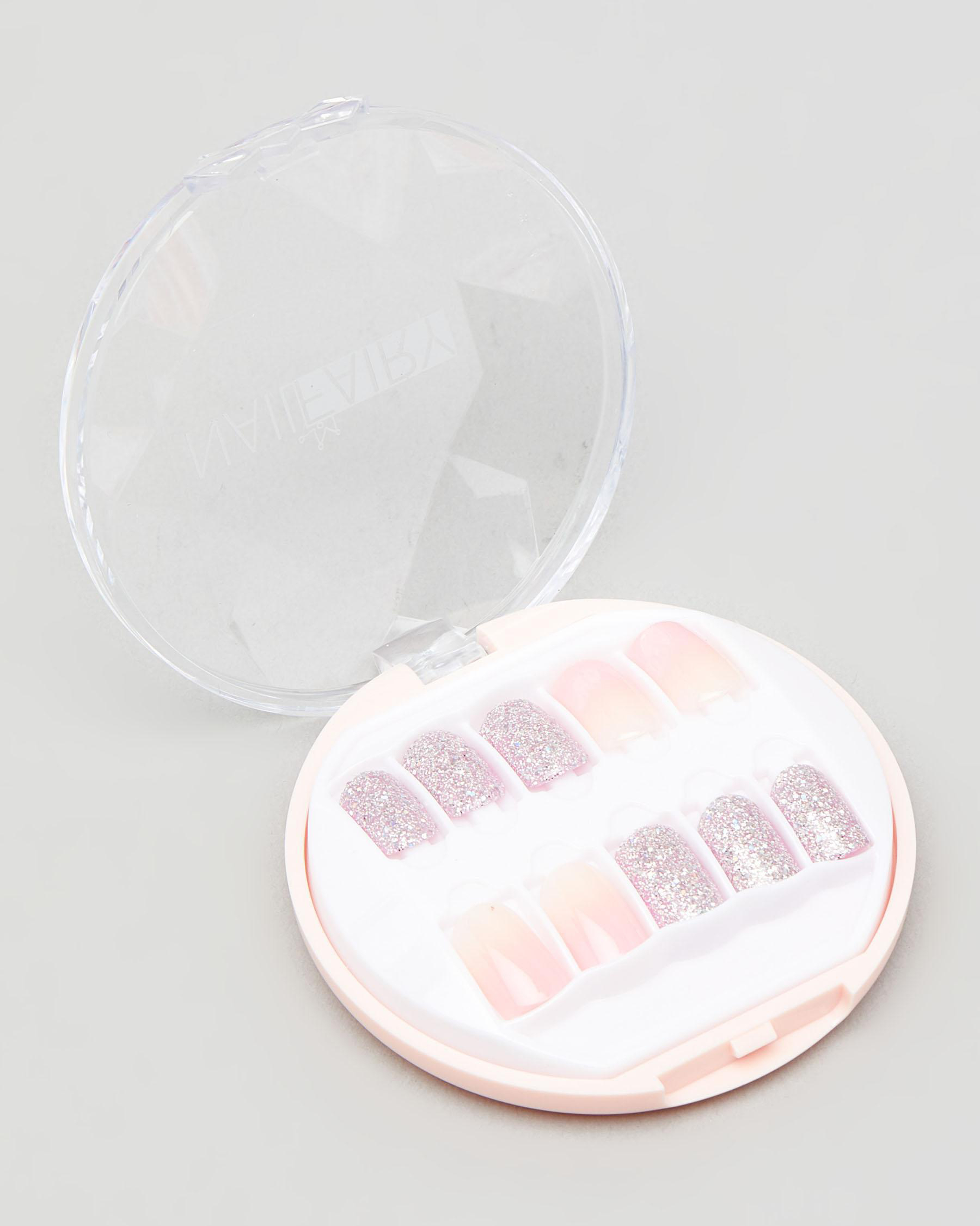 Shop Mooloola Tequila Sunrise Fake Nail Pack In Pink - Fast Shipping ...