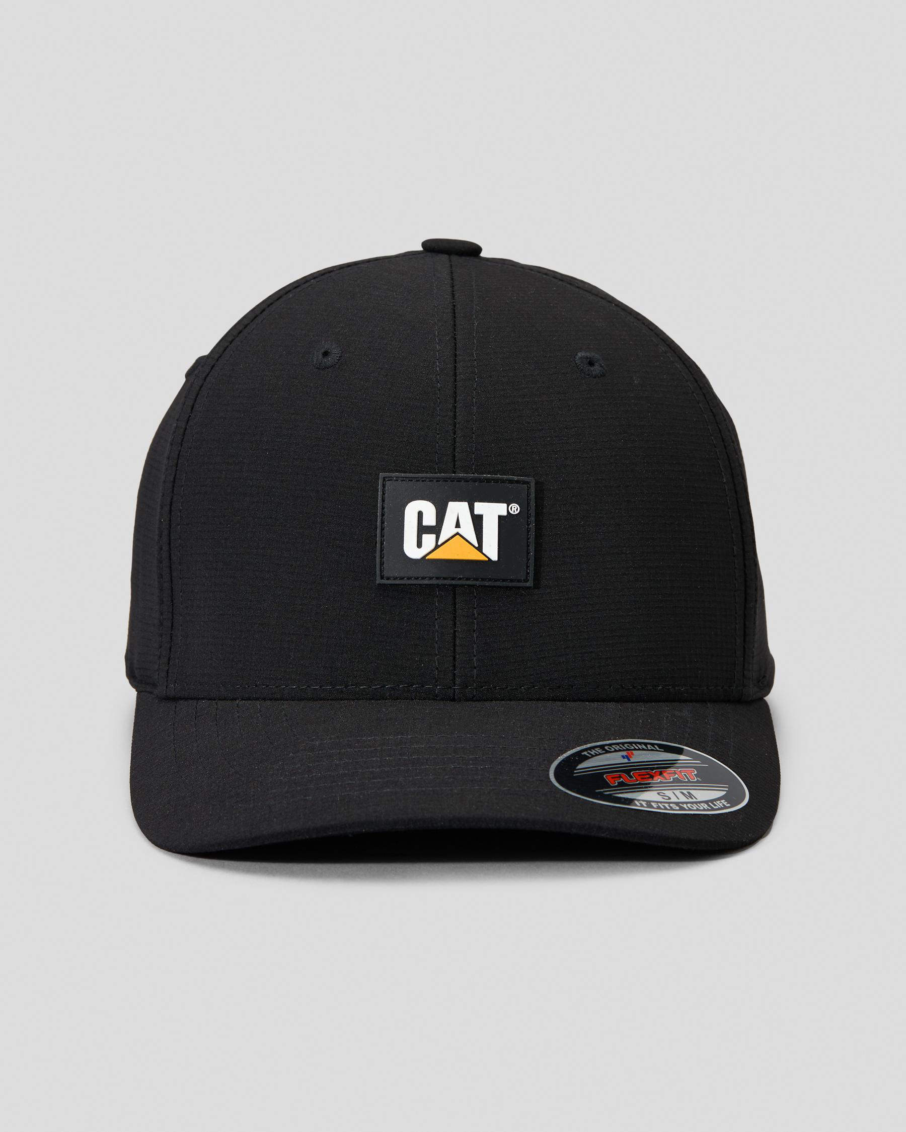 Shop Cat Label Ripstop Cap In Black - Fast Shipping & Easy Returns ...