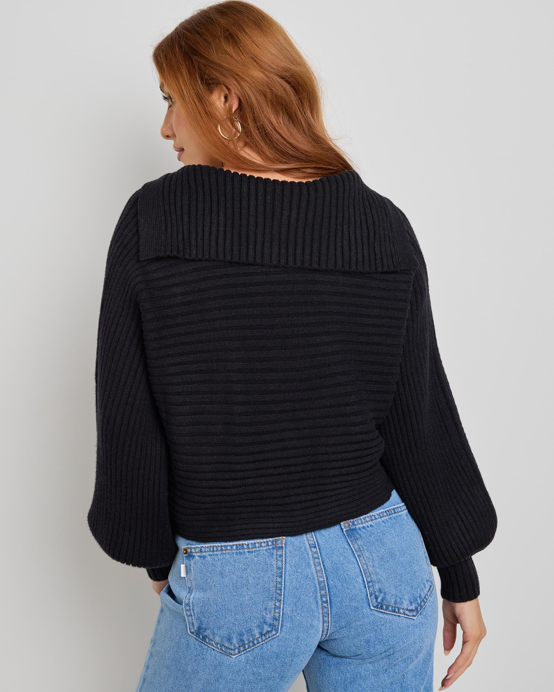 Mooloola Midnight Sky Knit Jumper In Black - Fast Shipping & Easy ...
