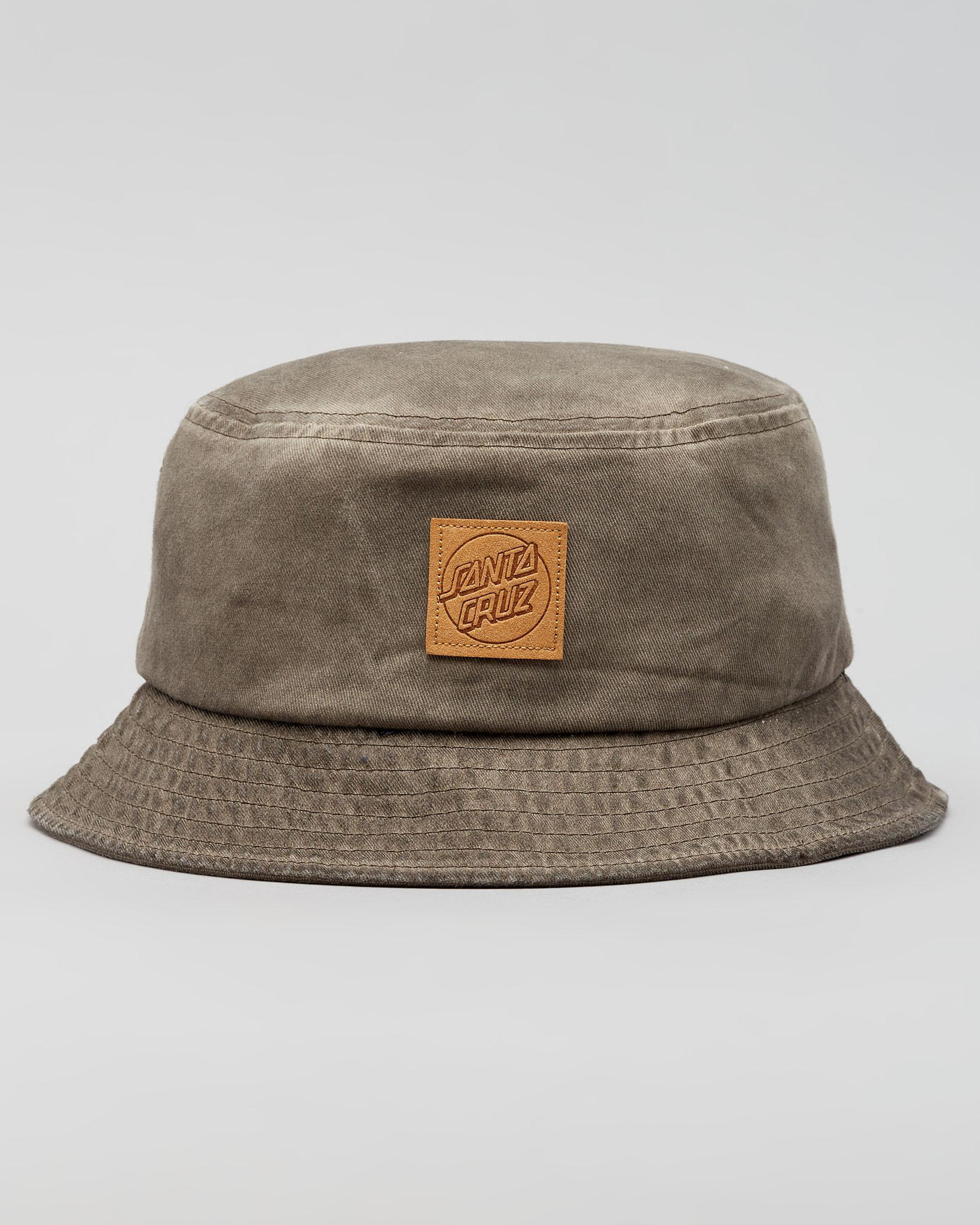 Shop Santa Cruz Pitch Bucket Hat In Acid Black - Fast Shipping & Easy ...