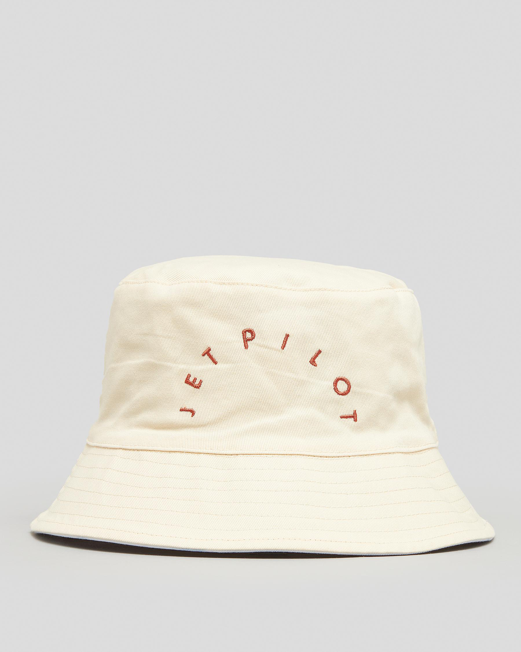 Shop Jetpilot Arch Rev Bucket Hat In Tie Dye/ Off White - Fast Shipping ...