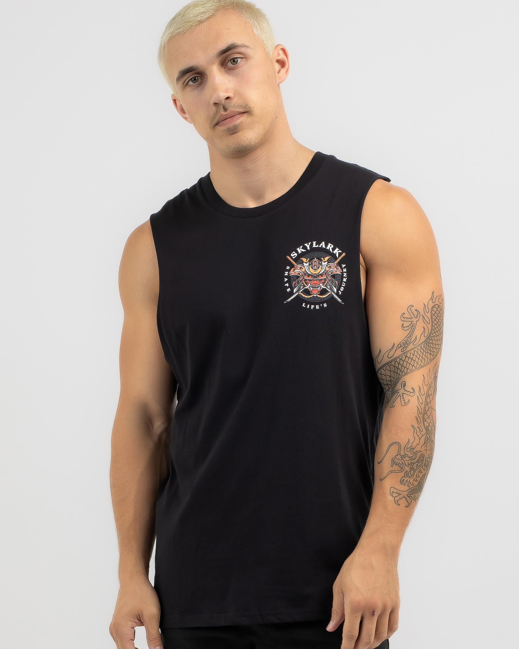 Shop Skylark Warrior Muscle Tank In Black - Fast Shipping & Easy ...