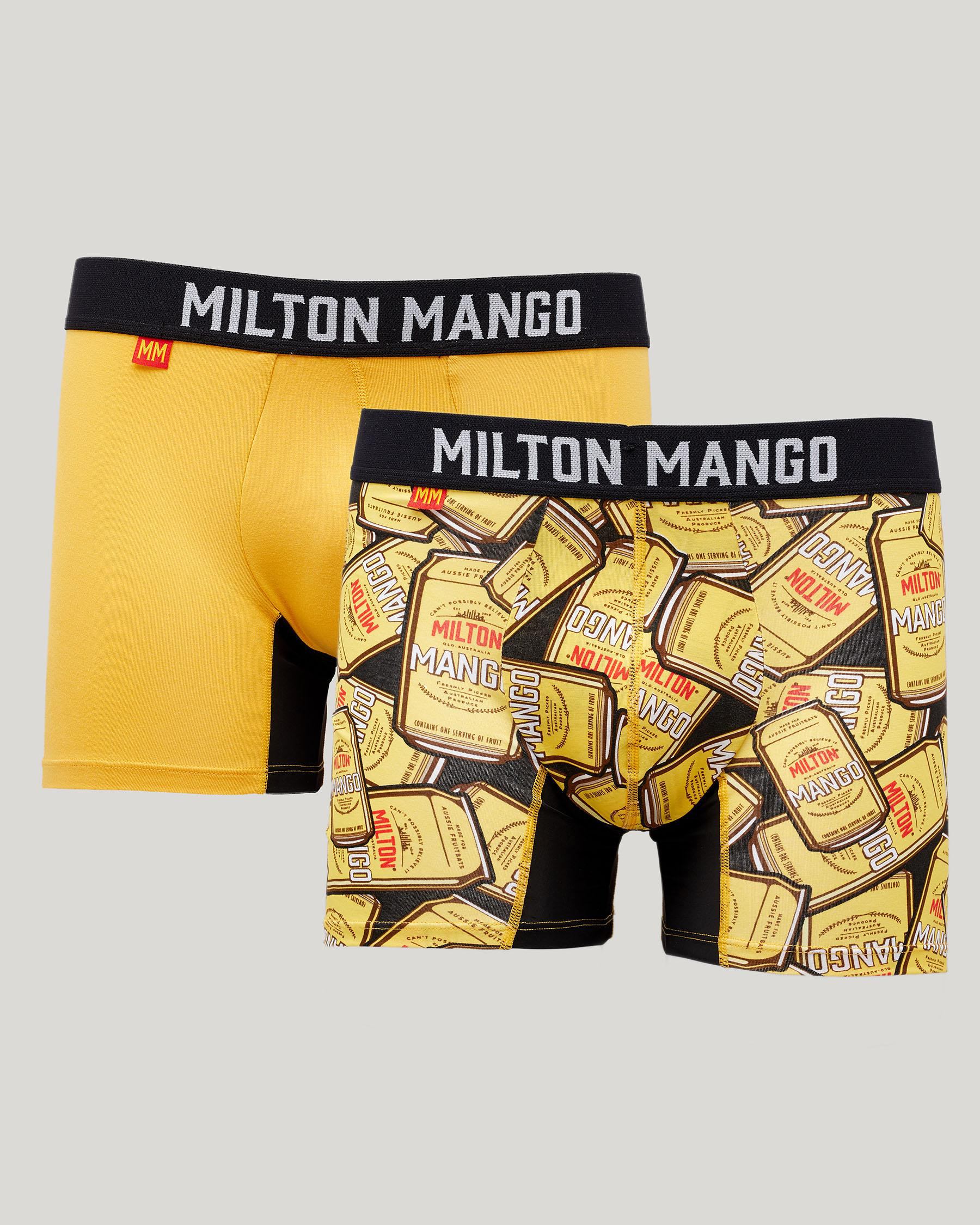 Shop Milton Mango Boxer Briefs 2 Pack In Multi - Fast Shipping & Easy ...