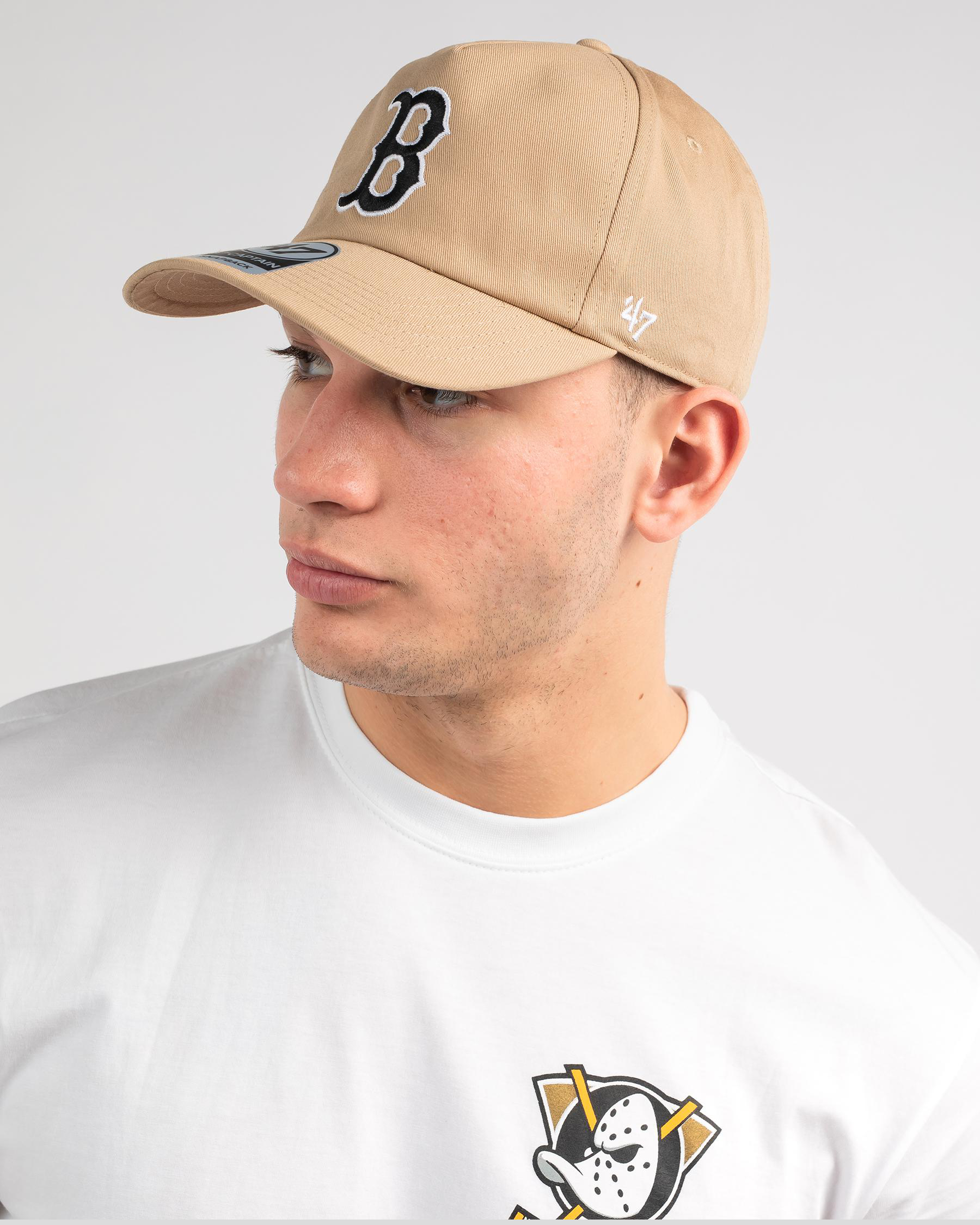 Forty Seven Boston Red Sox Nantasket 47 Captain DTR Cap In Khaki - Fast ...