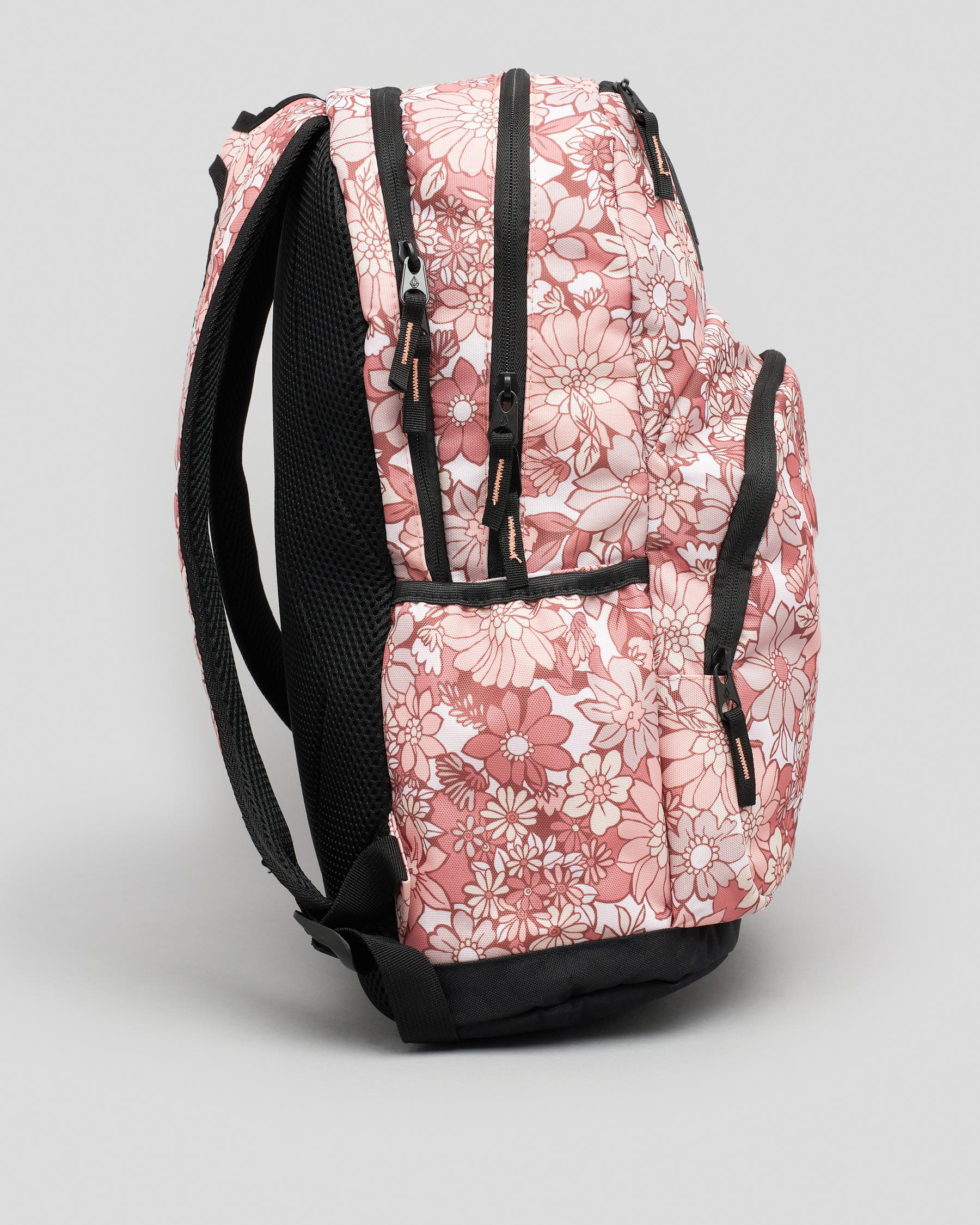 Shop Volcom Patch Attack Backpack In Hazey Pink - Fast Shipping & Easy ...
