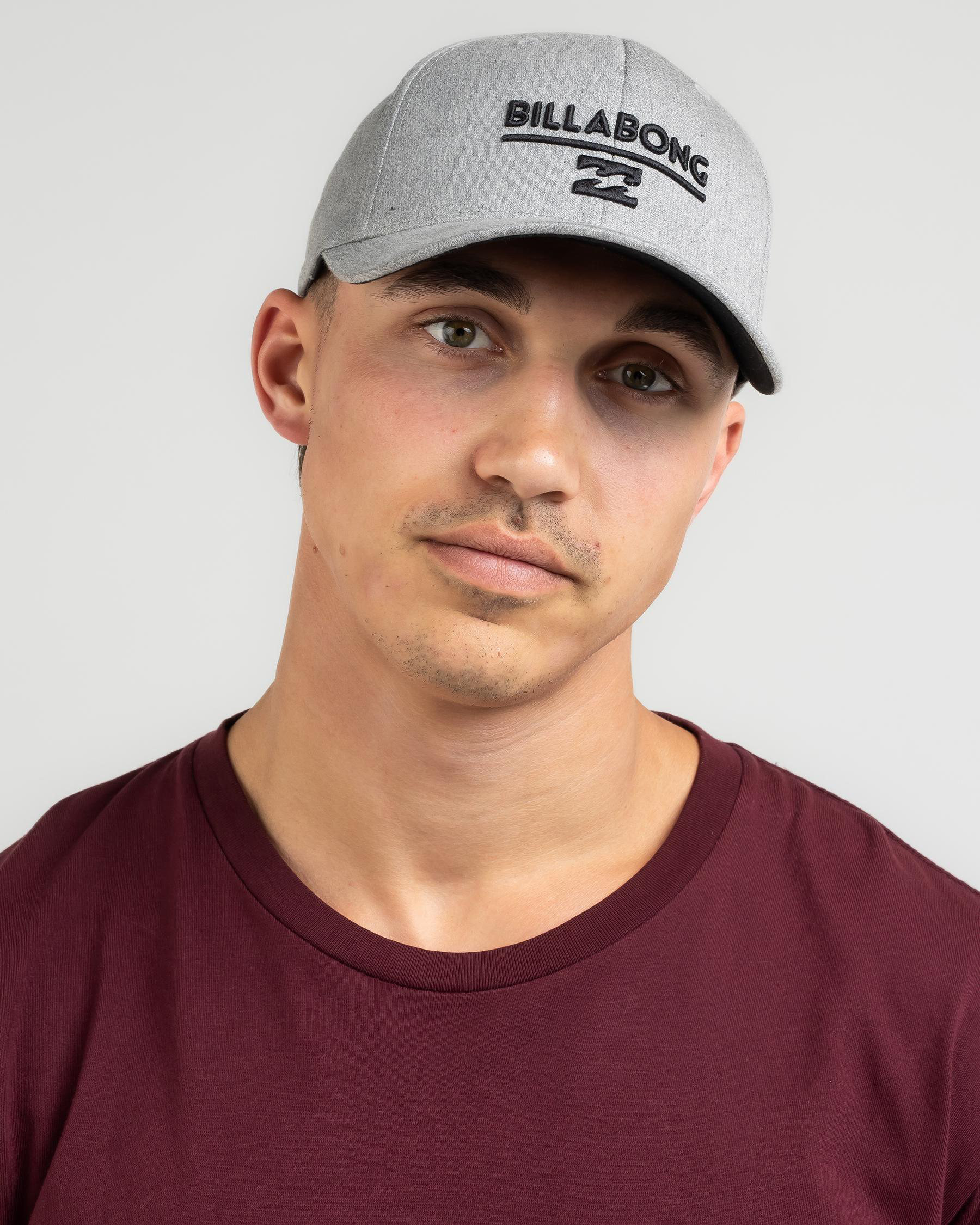Shop Billabong Unity Flexfit Cap In Light Grey Heather - Fast Shipping ...