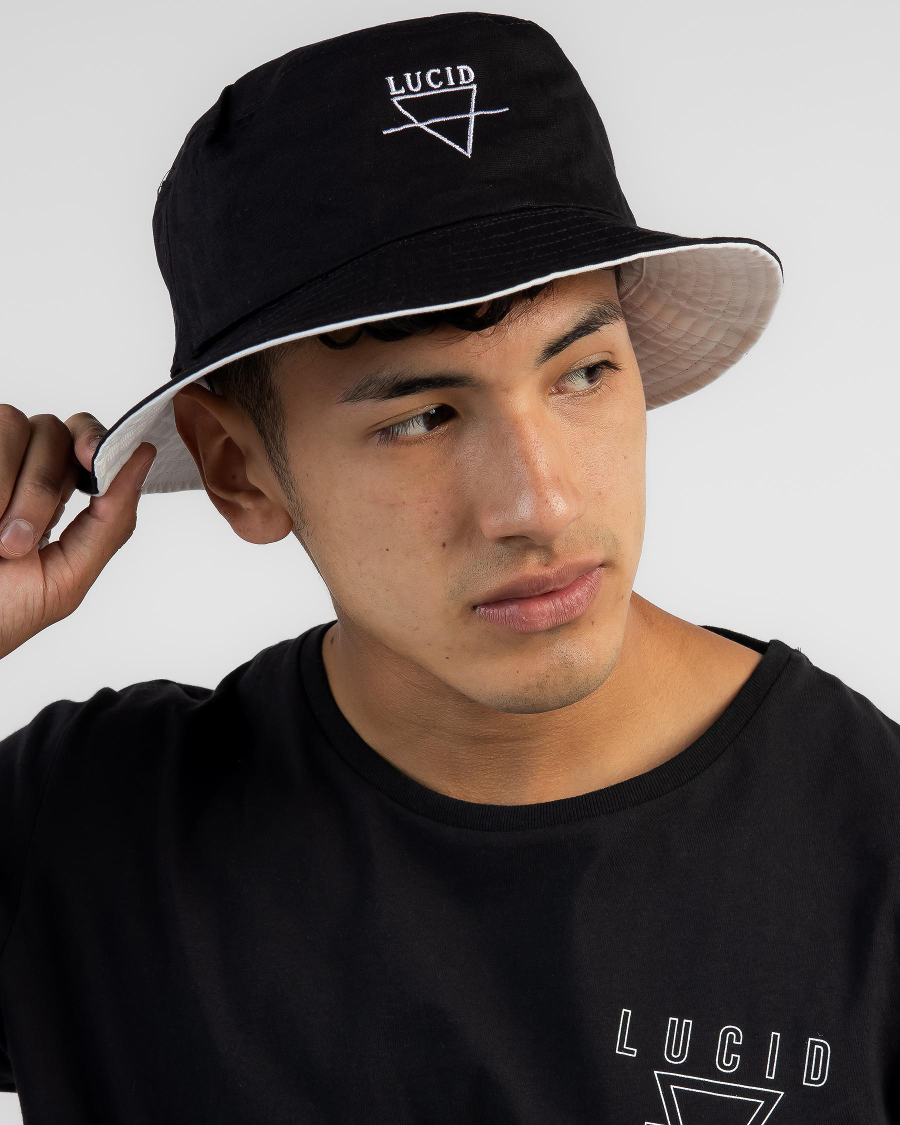 Shop Lucid Wisdom Bucket Hat In Black/white - Fast Shipping & Easy ...