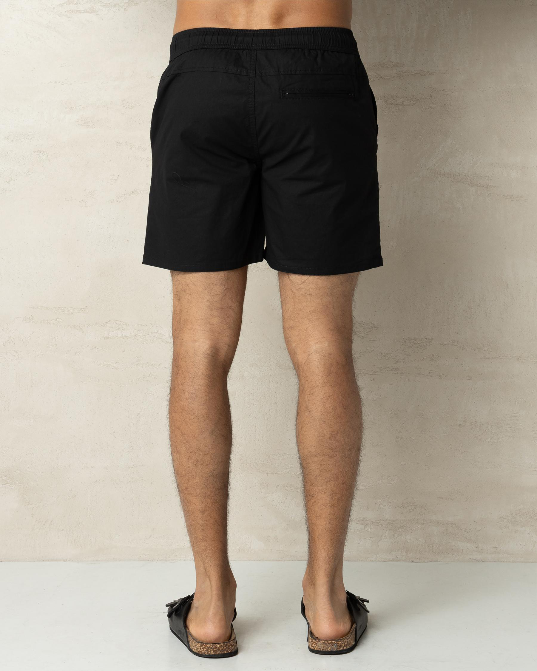 Shop Salty Life Gradual Elastic Waist Shorts In Washed Black - Fast ...