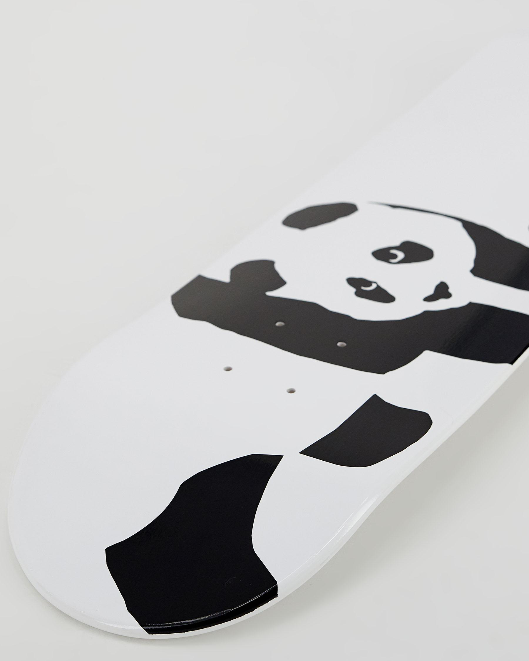 Shop Enjoi Panda Logo R7 Skateboard Deck In White - Fast Shipping ...