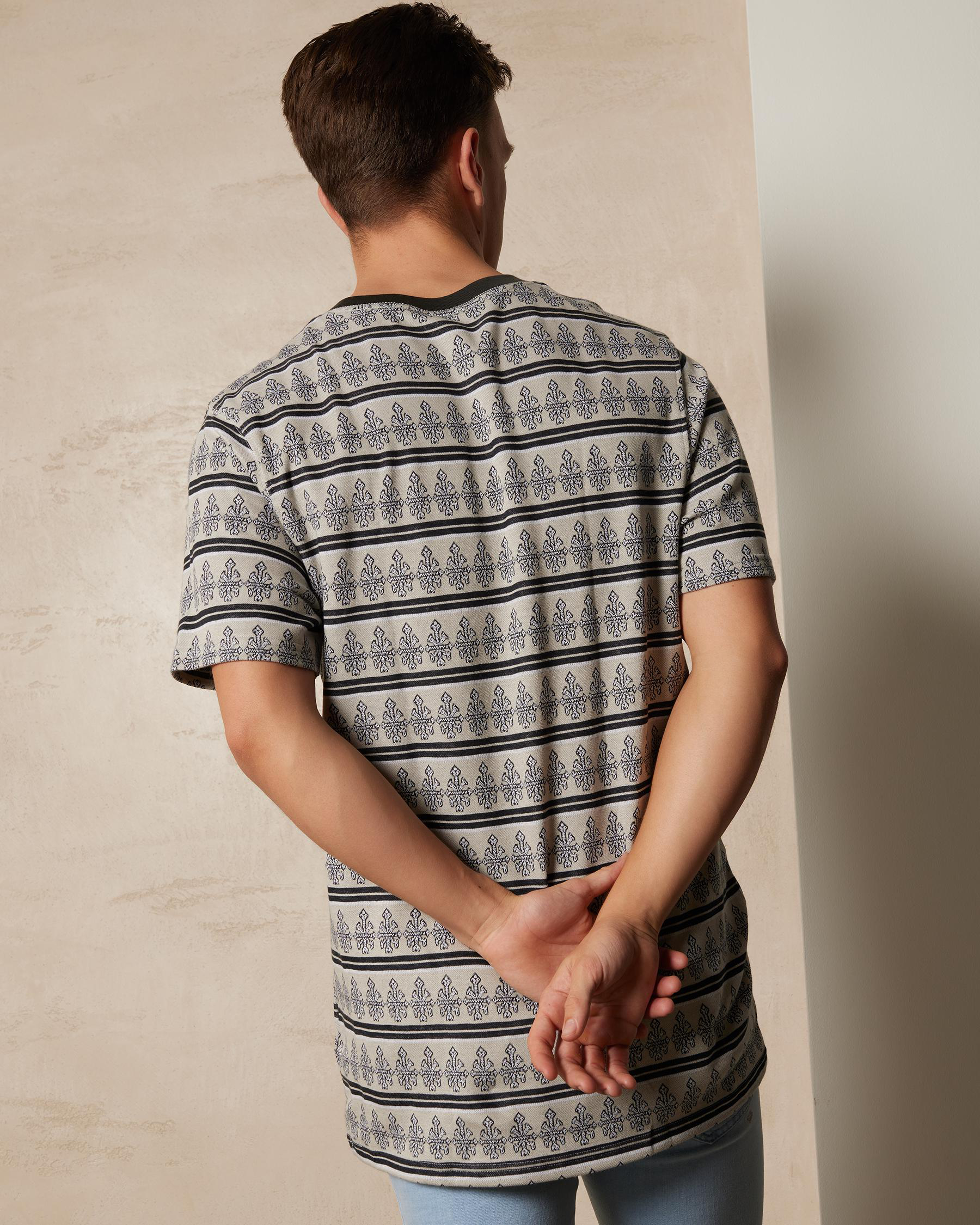 Shop Volcom Bone Stamp Crew Neck T-Shirt In Stone - Fast Shipping ...