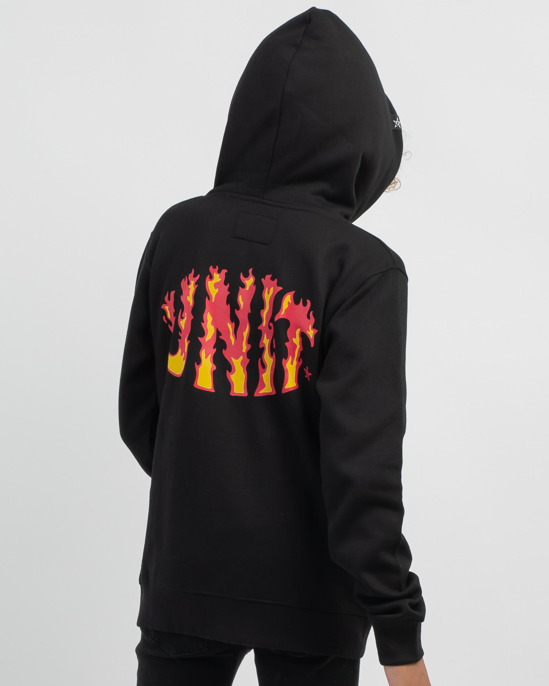 Shop Unit Boys' Roasty Hoodie In Black - Fast Shipping & Easy Returns ...