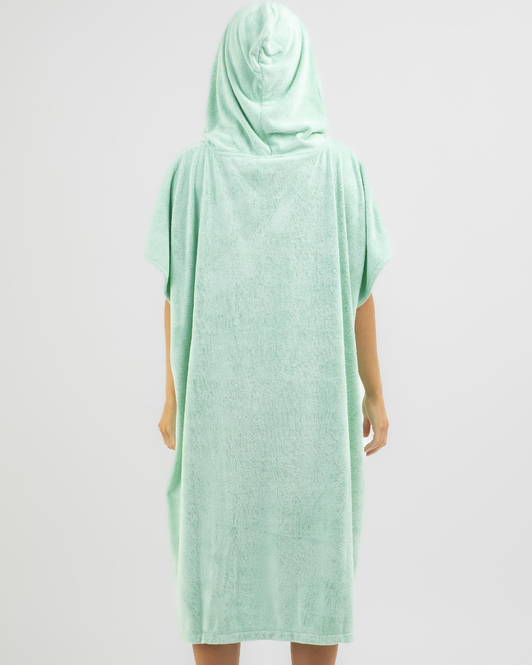 Shop Rip Curl Classic Surf Hooded Towel In Mint - Fast Shipping & Easy ...