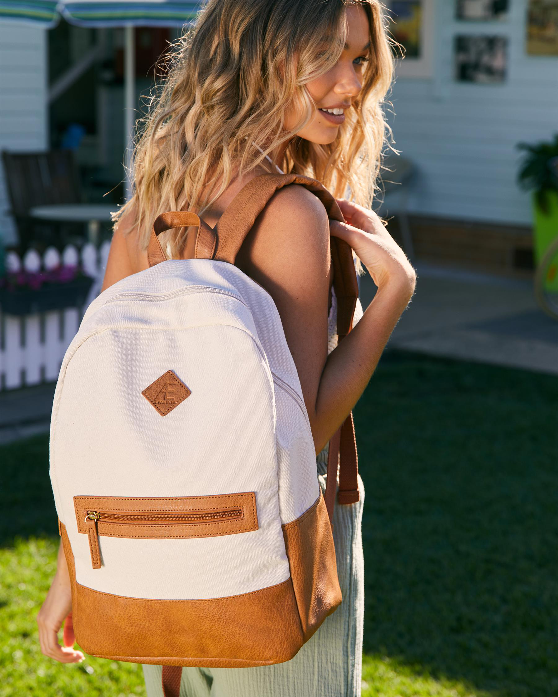 Shop Ava And Ever Andy Backpack In Cream/tan - Fast Shipping & Easy ...