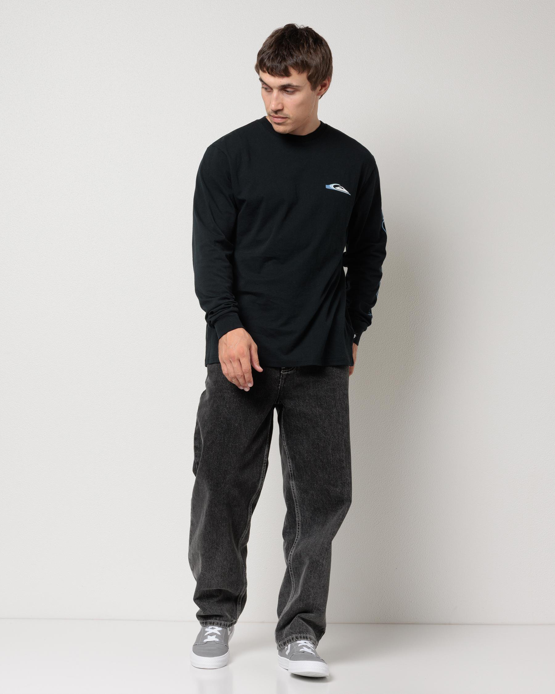 Shop Quiksilver Warp Drive T-Shirt In Black - Fast Shipping & Easy ...