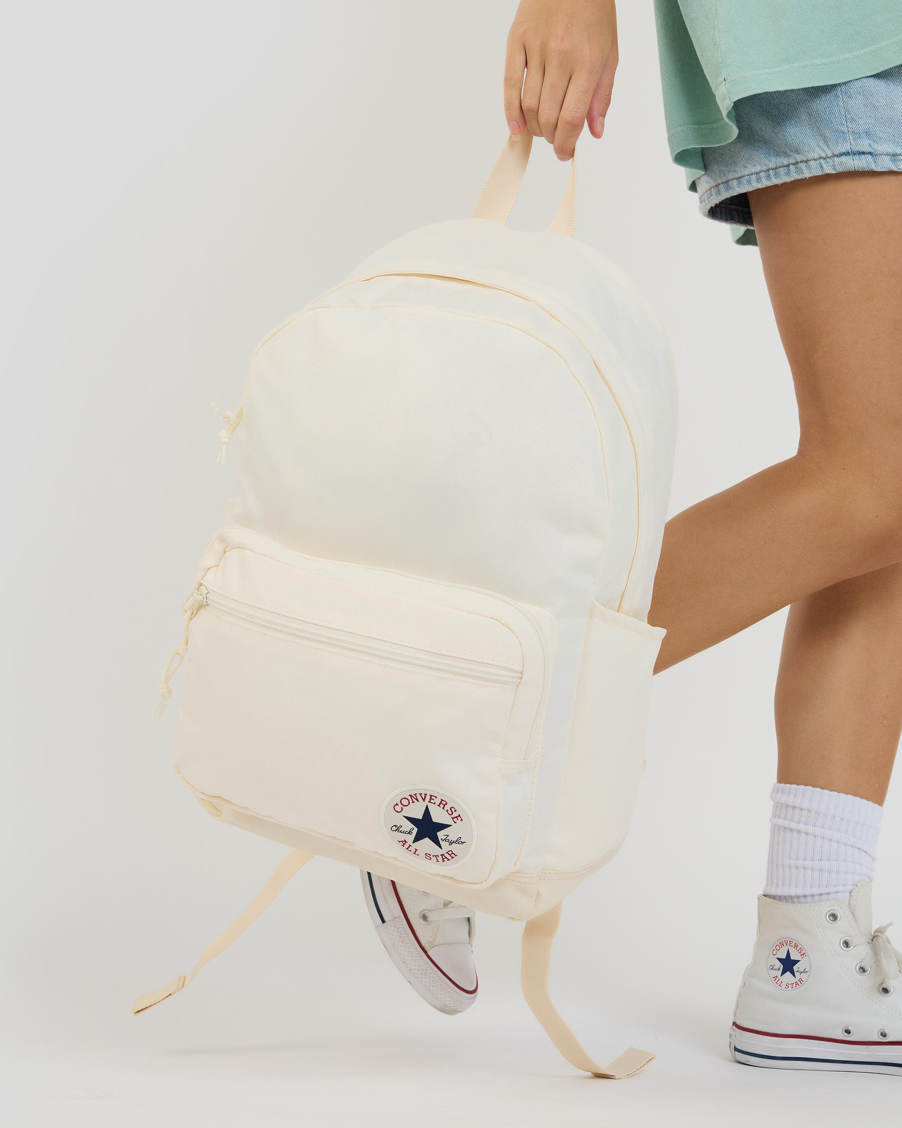 Shop Converse Go 2 Backpack In Egret/natural Ivory - Fast Shipping ...