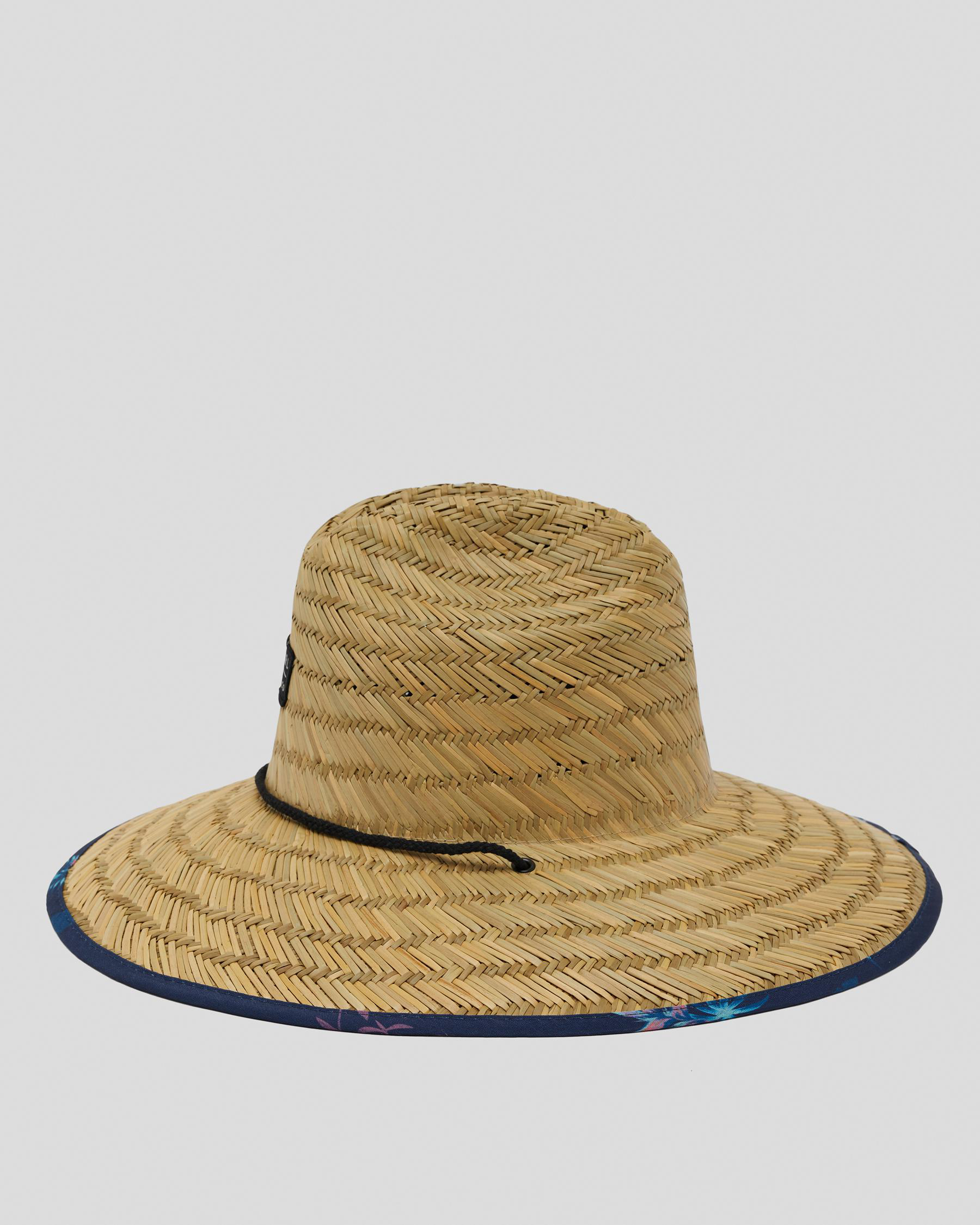 Shop Rip Curl Mix Up Straw Hat In Dark Navy - Fast Shipping & Easy ...