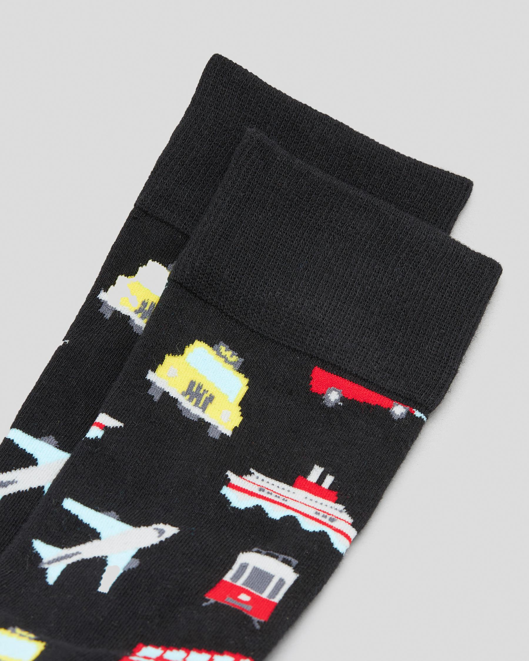 Shop FOOT-IES Journey Socks In Black - Fast Shipping & Easy Returns ...