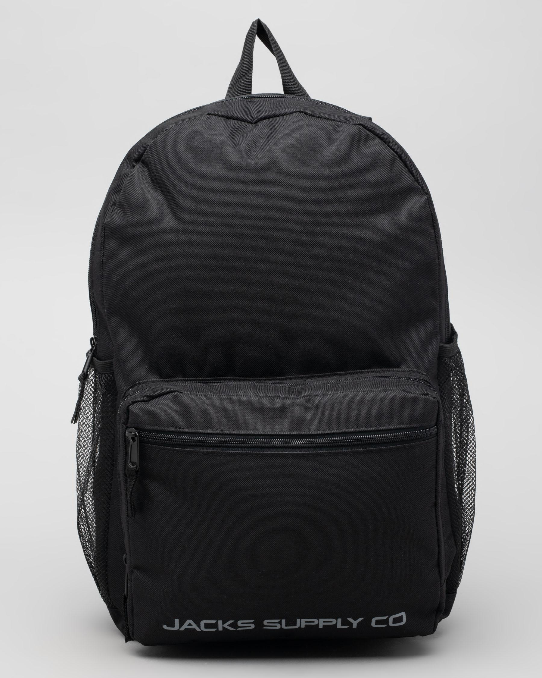 Shop Jacks Brisk Backpack In Black - Fast Shipping & Easy Returns ...