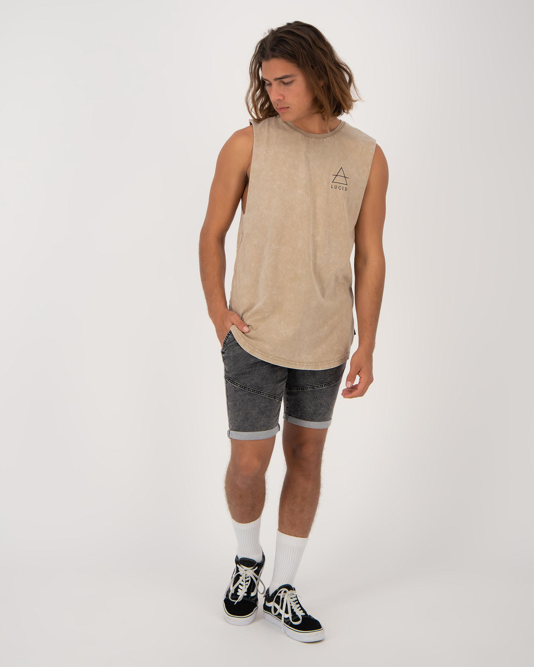 Shop Lucid Manic Walk Shorts In Black - Fast Shipping & Easy Returns ...